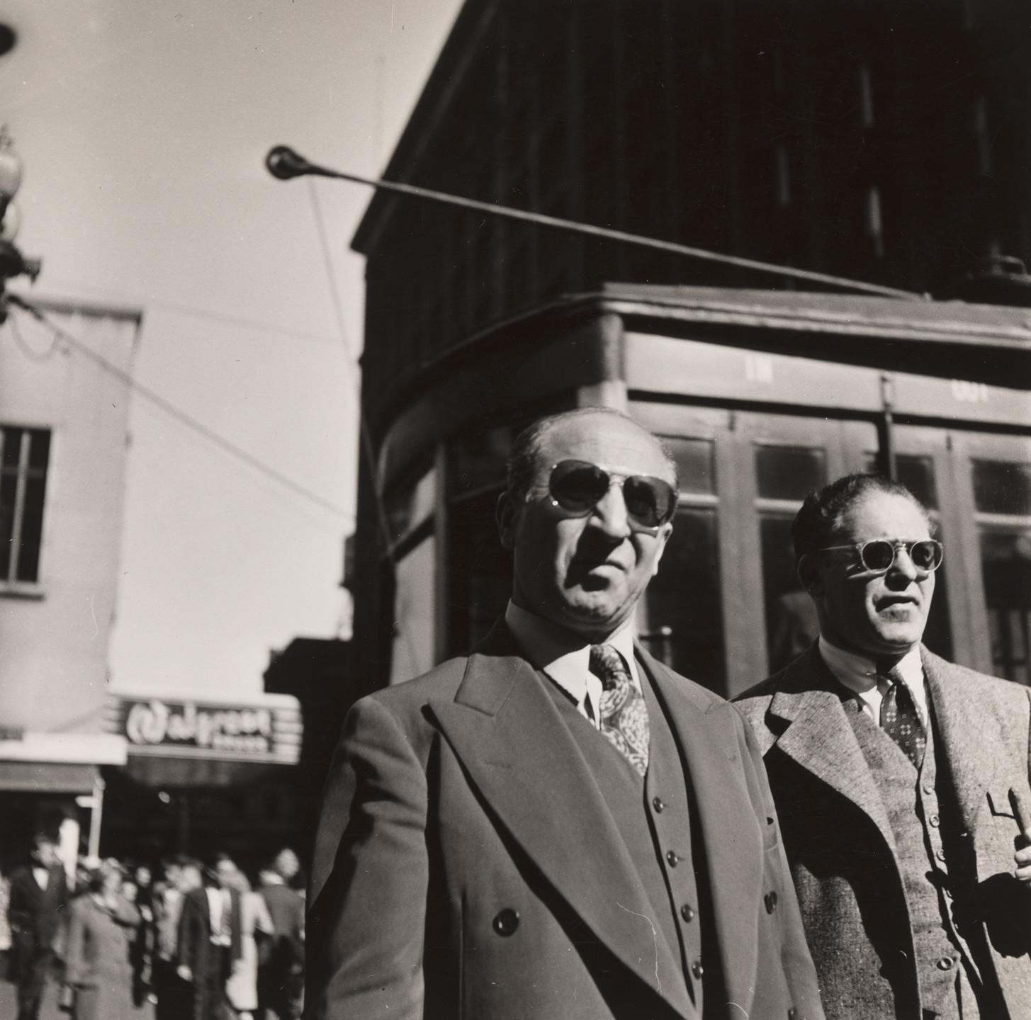 Walker Evans. Corner of State and Randolph Streets, Chicago. 1946 | MoMA
