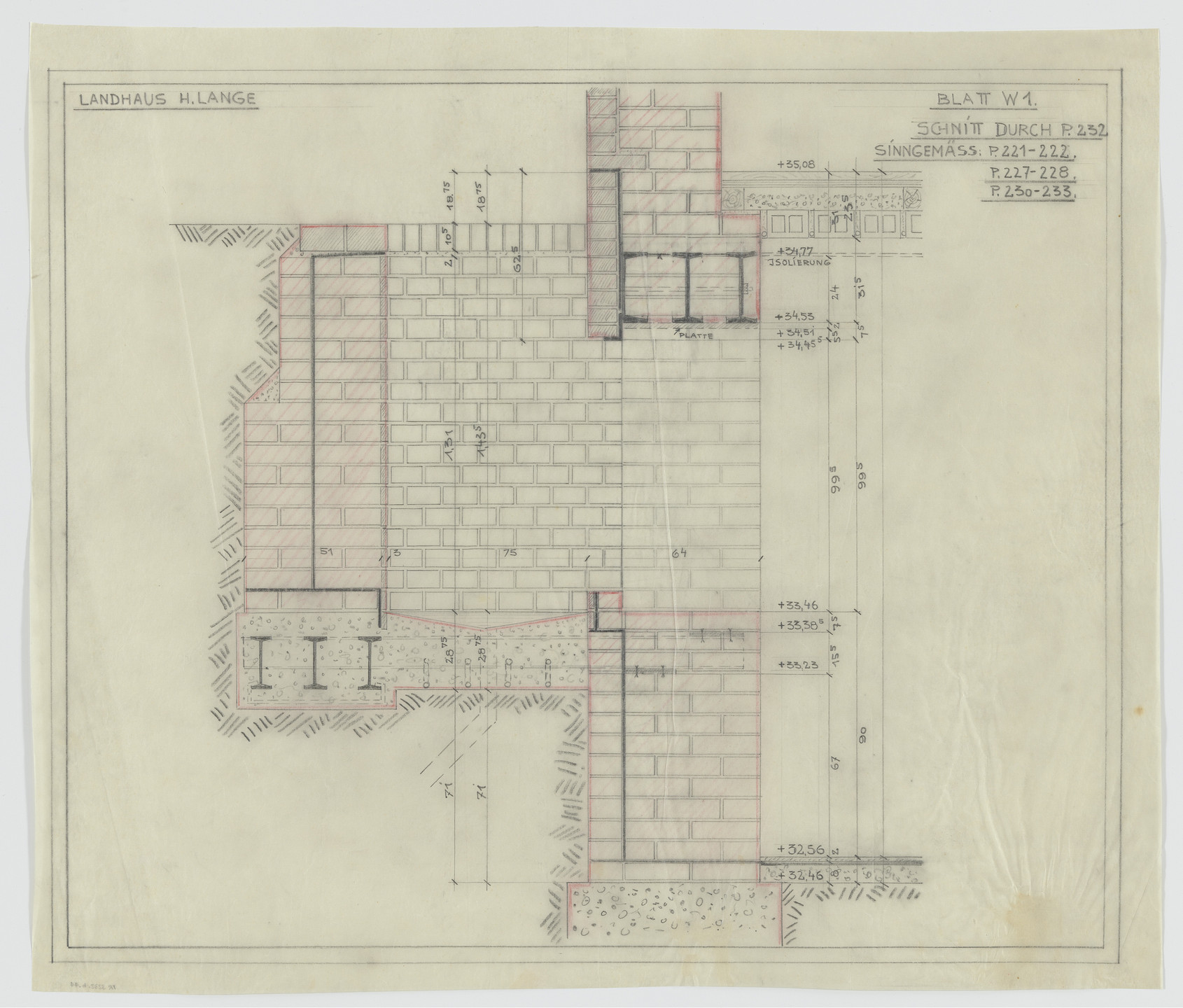 Ludwig Mies van der Rohe. Hermann Lange House, Krefeld, Germany ...