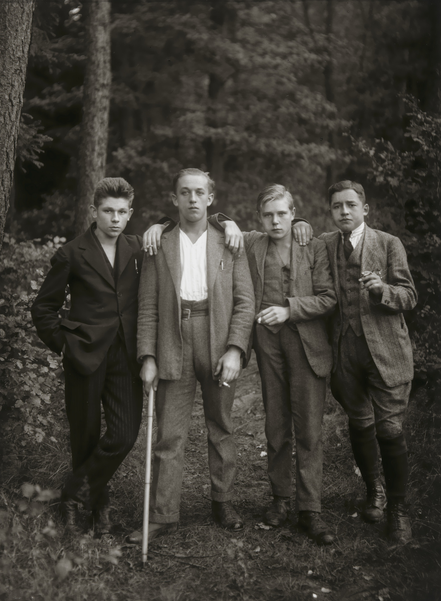 August Sander. Young Farmers. 1925-27 | MoMA