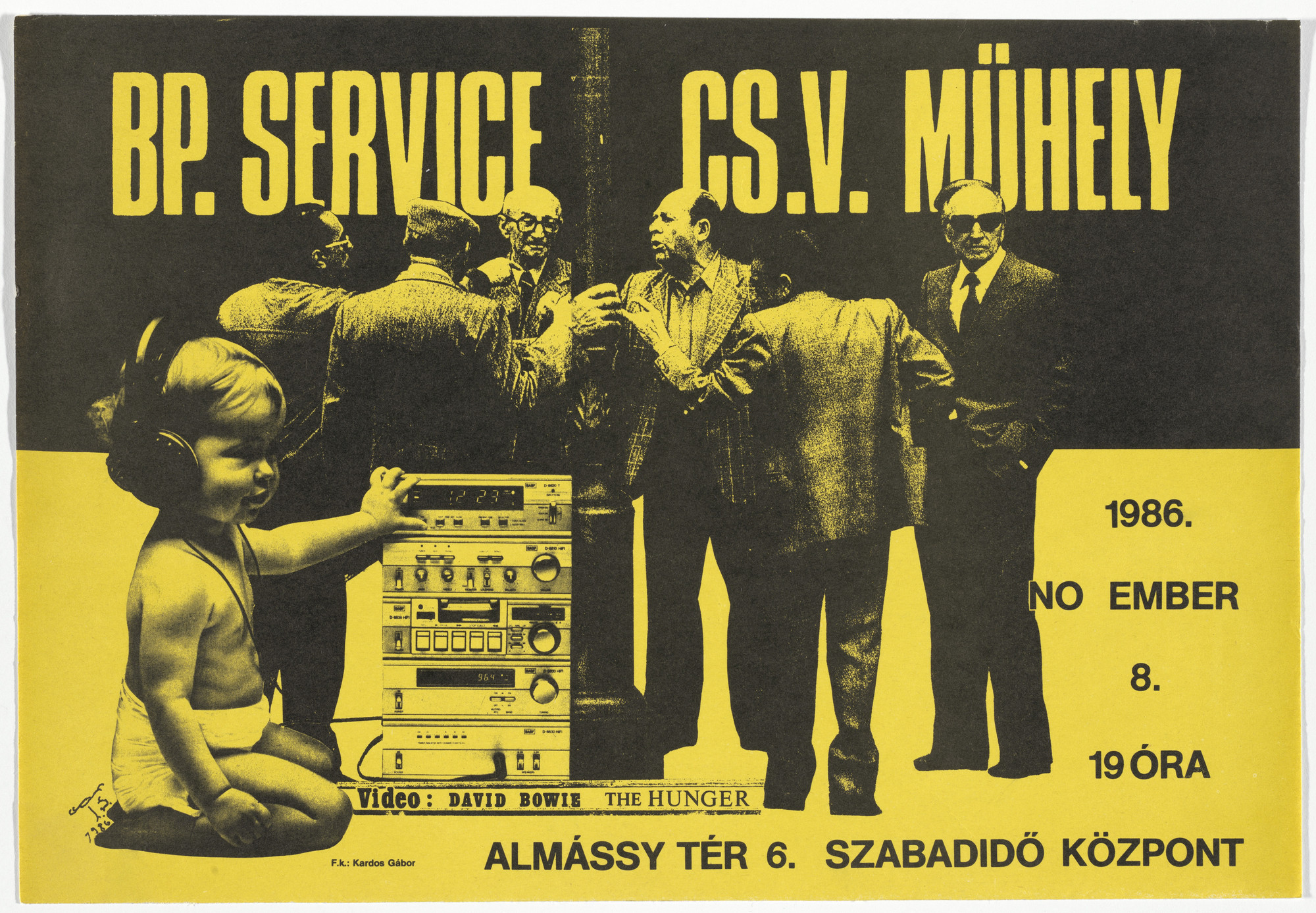 Tamás Soós. Bp. Service - Cs.V. Műhely (Bp. Service Band - Cs.V ...