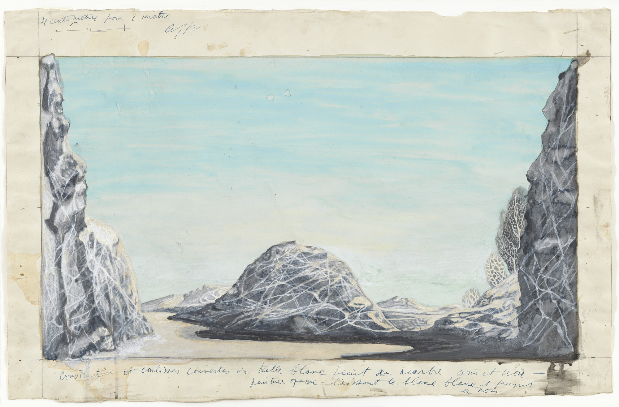 Pavel Tchelitchew. Set design for the ballet Apollon Musagète. 1942 | MoMA