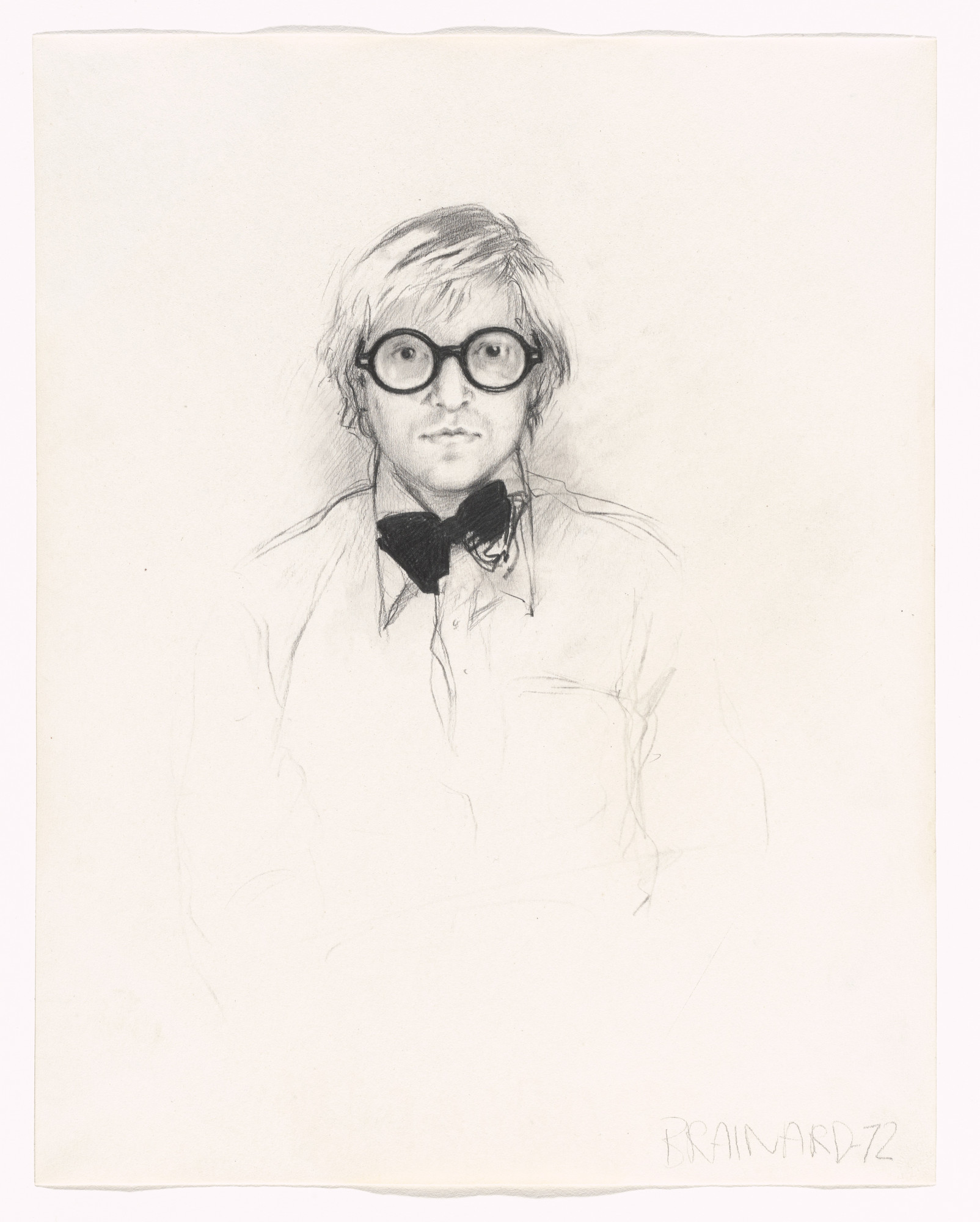 Joe Brainard. Portrait of David Hockney. 1972 | MoMA
