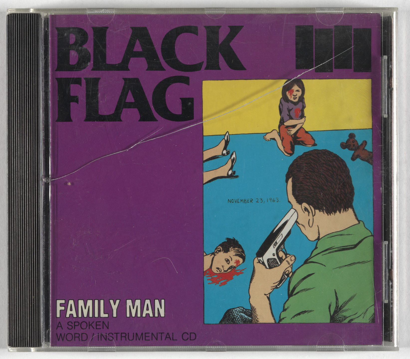 Black Flag, Raymond Pettibon. Family Man. 1984, released 1990 | MoMA