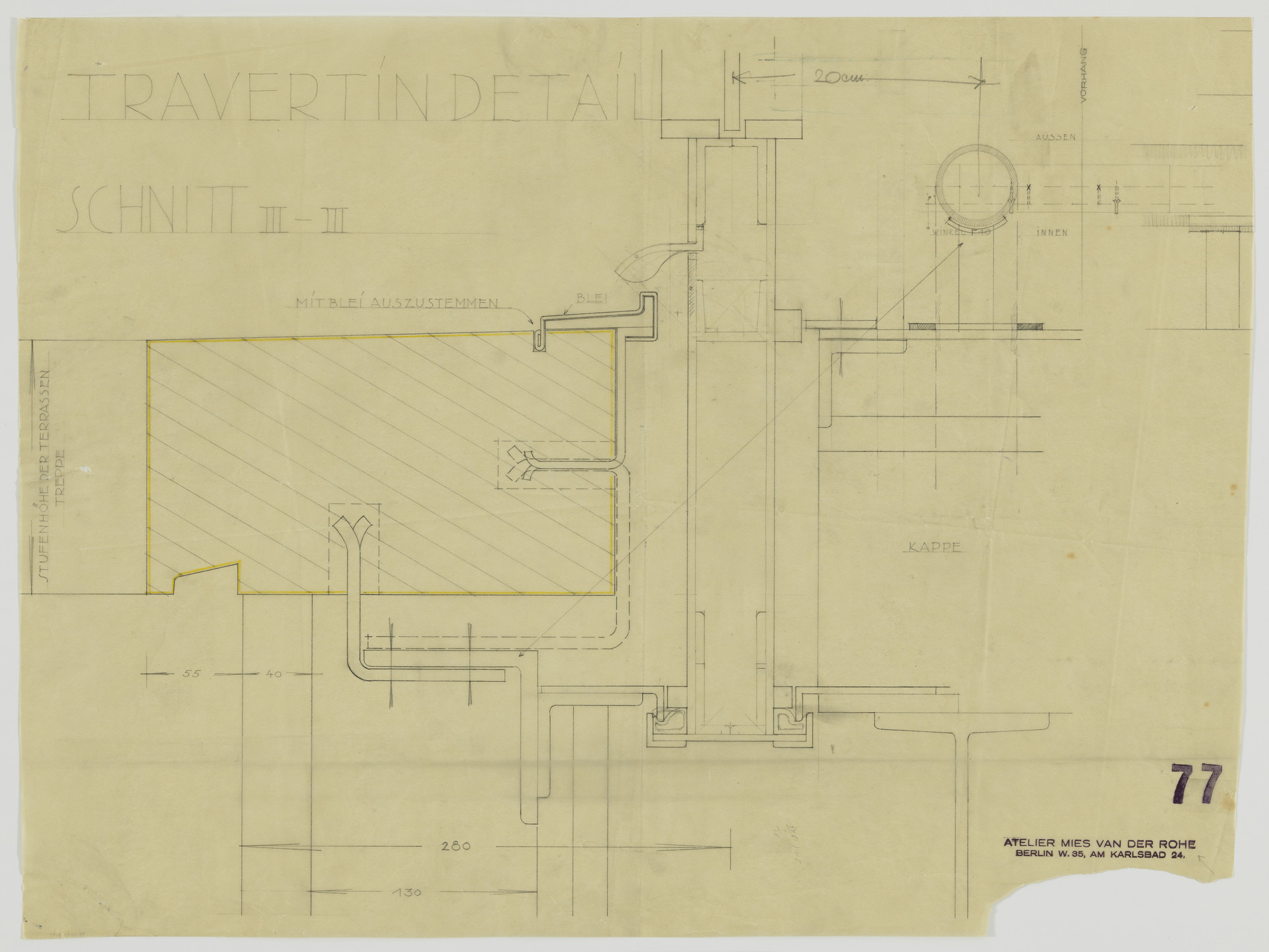 Ludwig Mies van der Rohe. Tugendhat House, Brno, Czech Republic ...