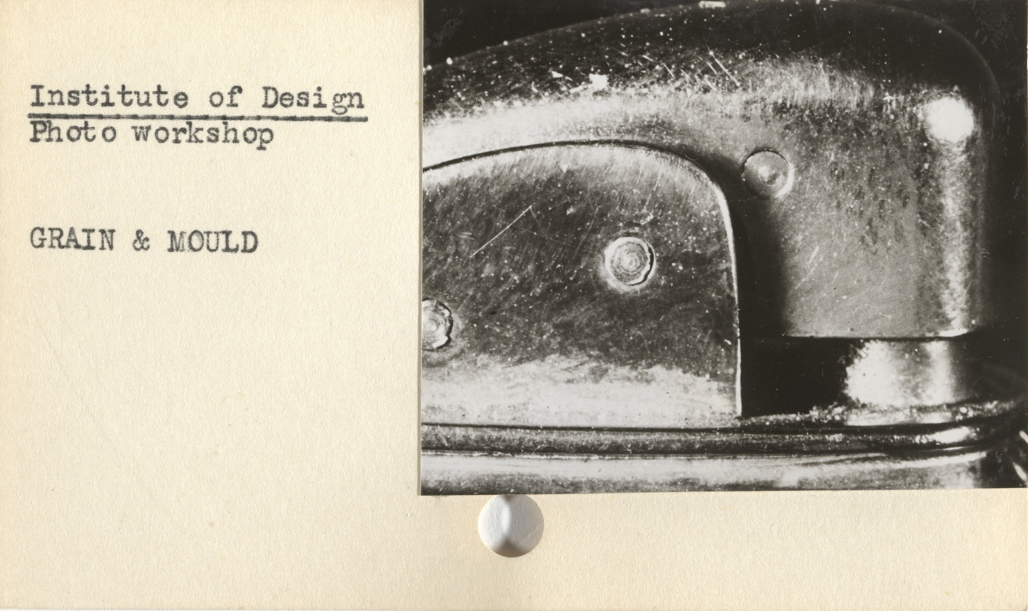 Arthur Siegel, Institute of Design. Untitled instructional card. c ...