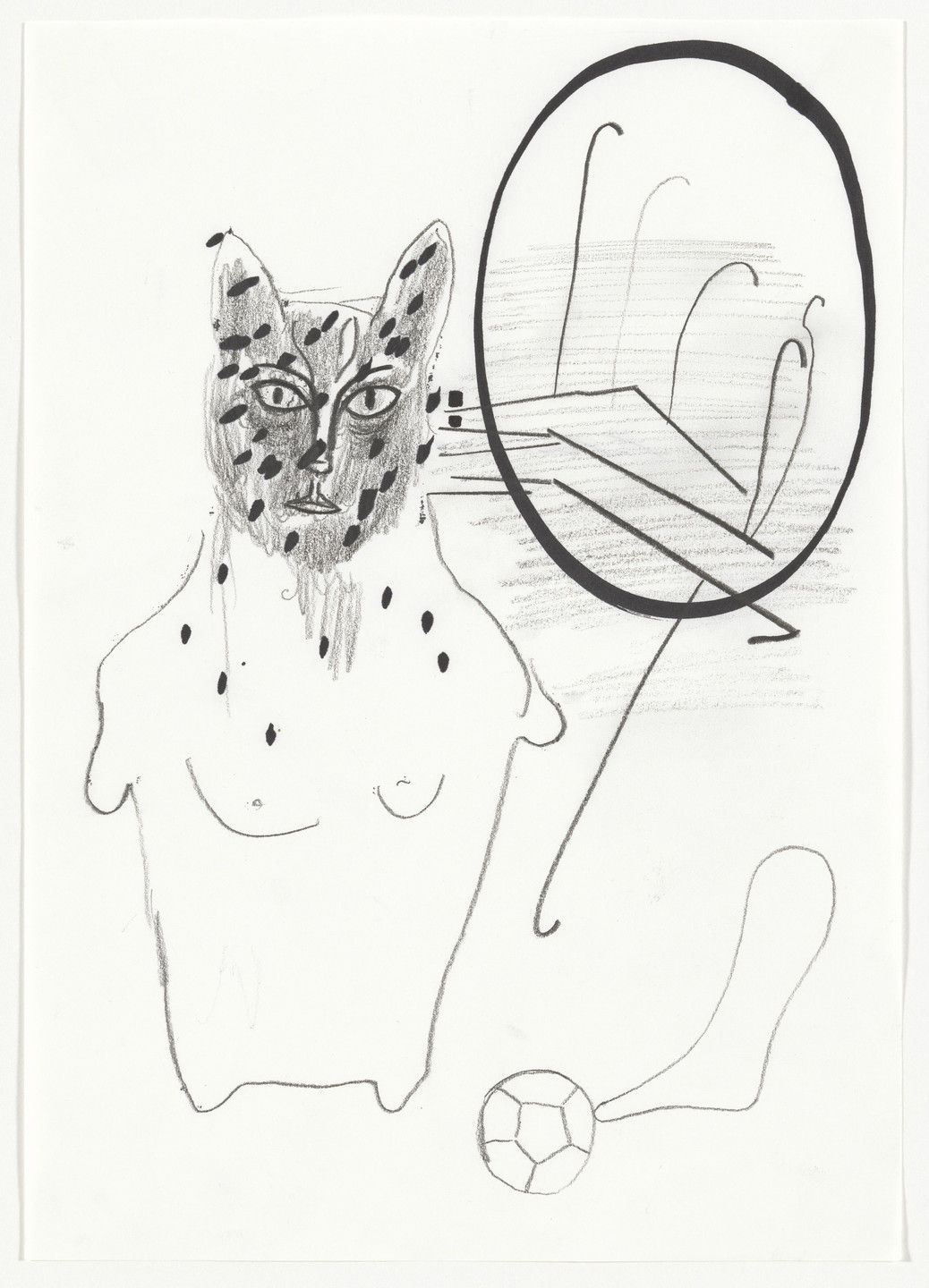 Mark Manders. Drawing with Isolated Landscape. 1999 | MoMA