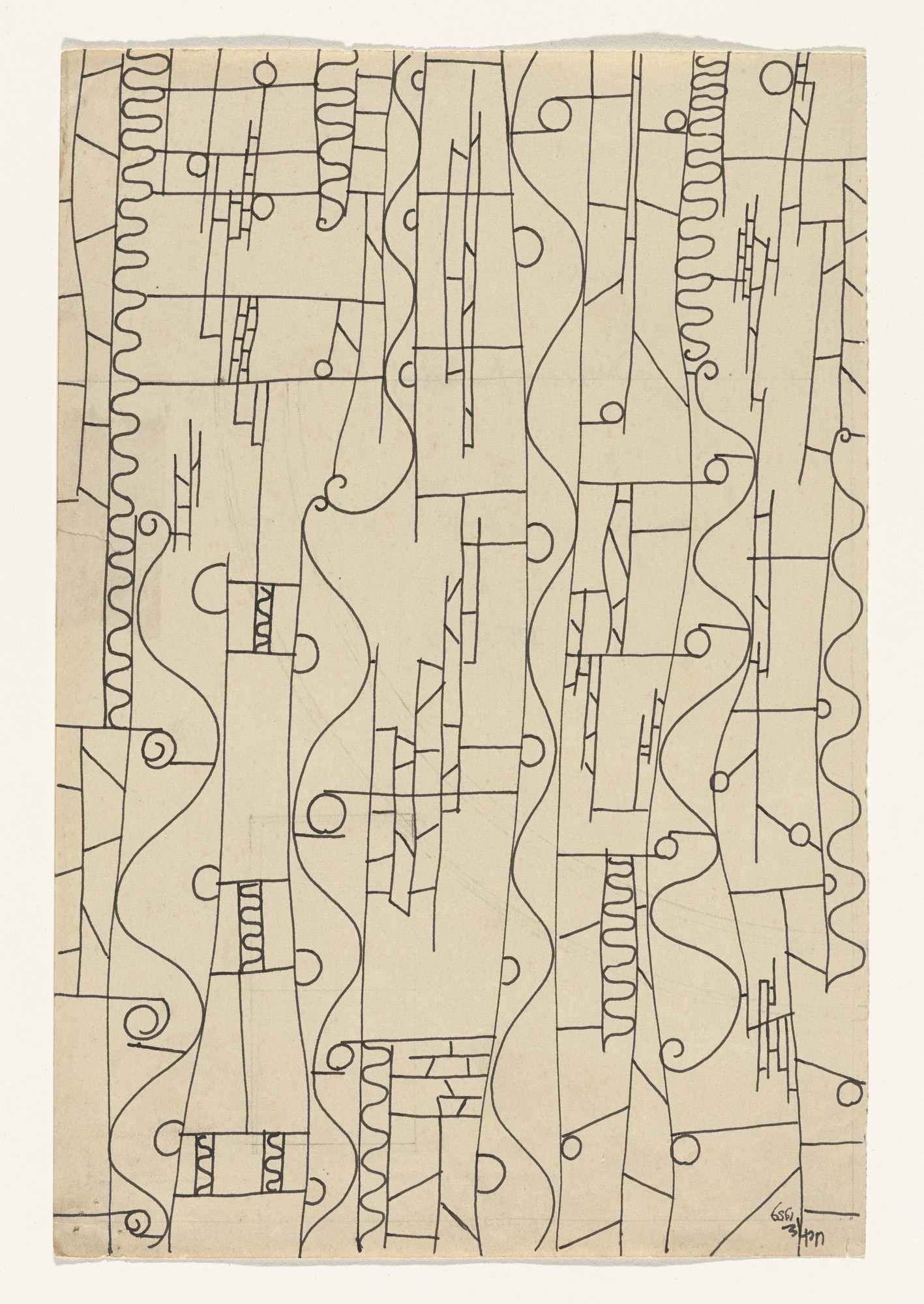 Uche Okeke. Design for Iron Work II. 1959 | MoMA
