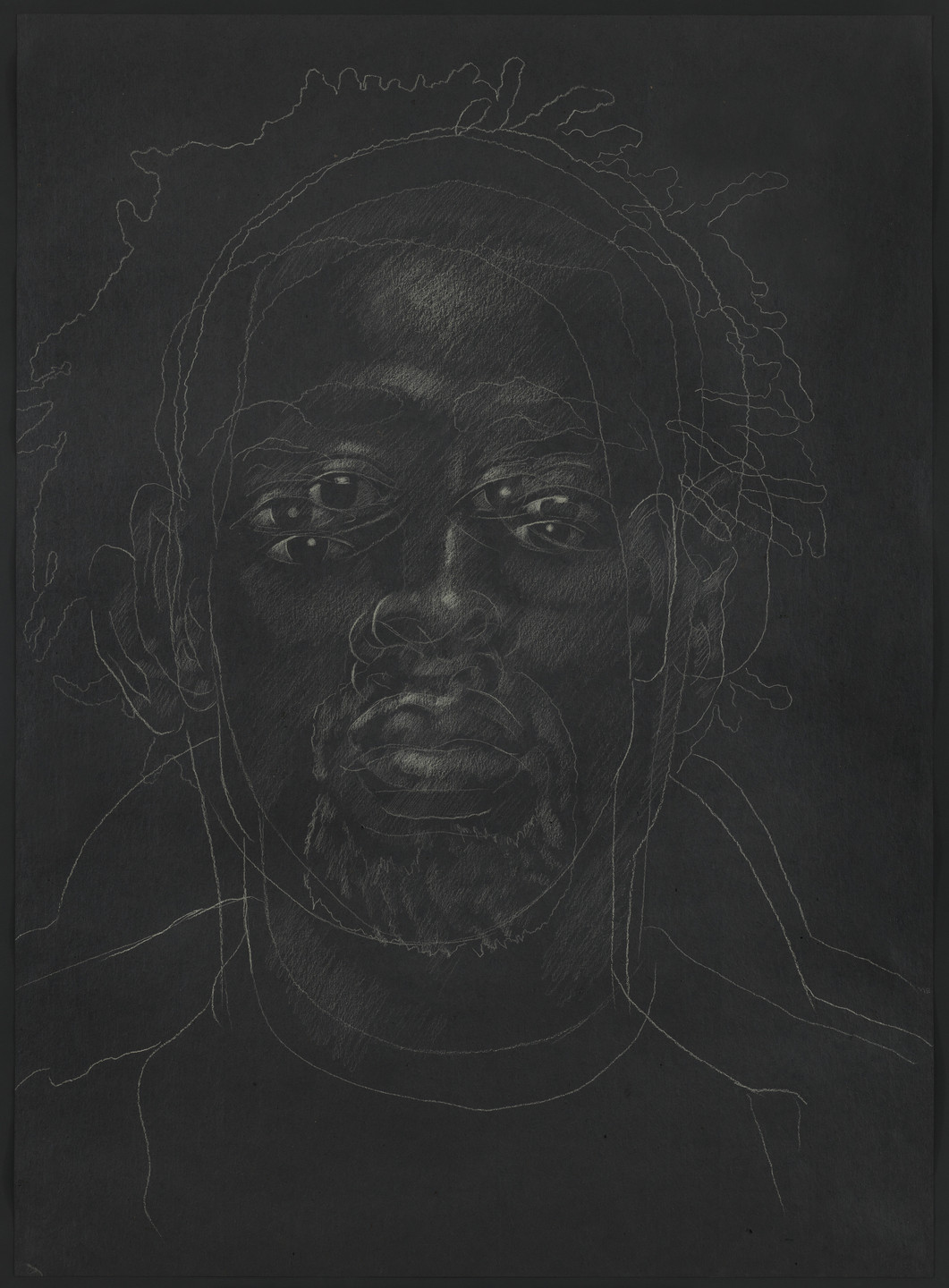Titus Kaphar. The Jerome Project (Asphalt and Chalk) V. 2014 | MoMA