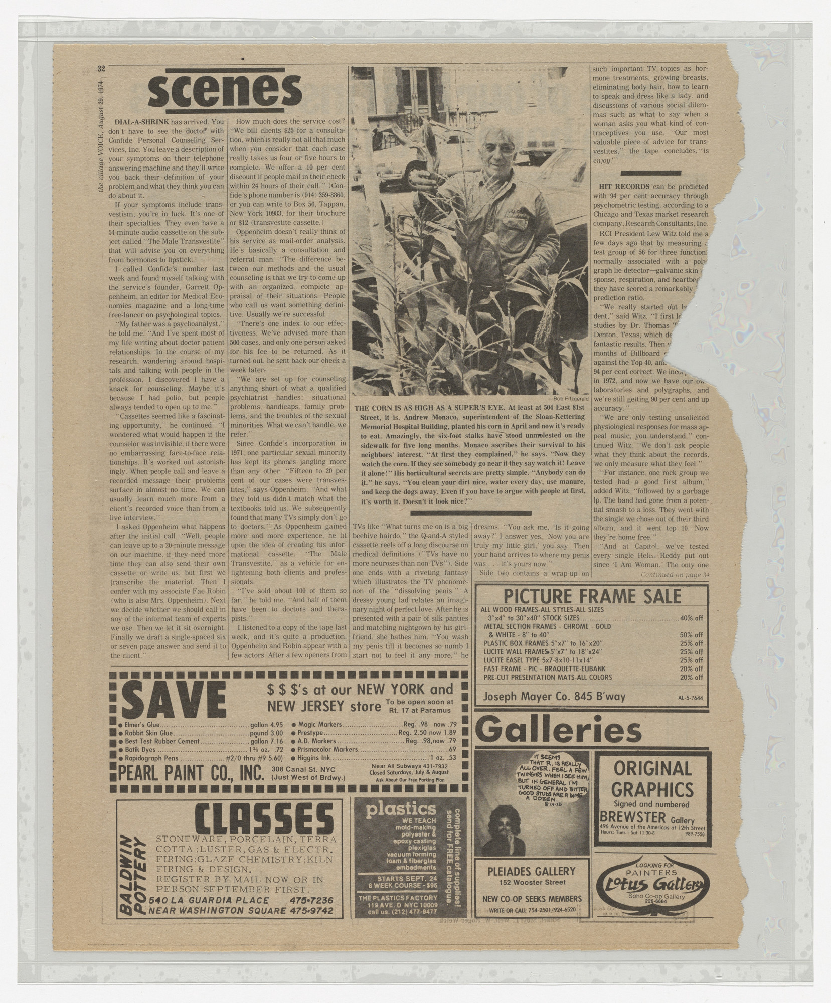 Adrian Piper. The Mythic Being. 1974 | MoMA