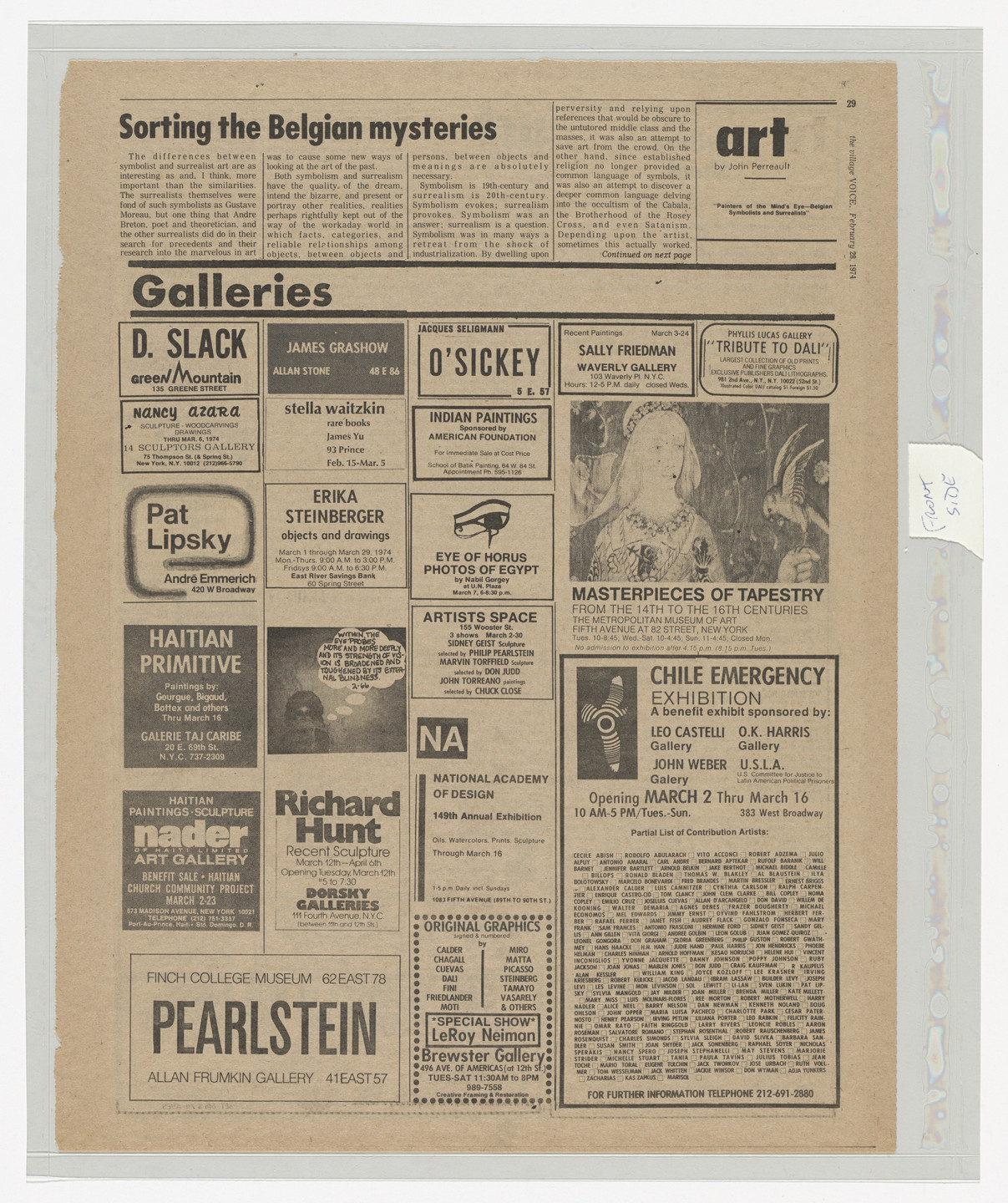 Adrian Piper. The Mythic Being. 1974 | MoMA