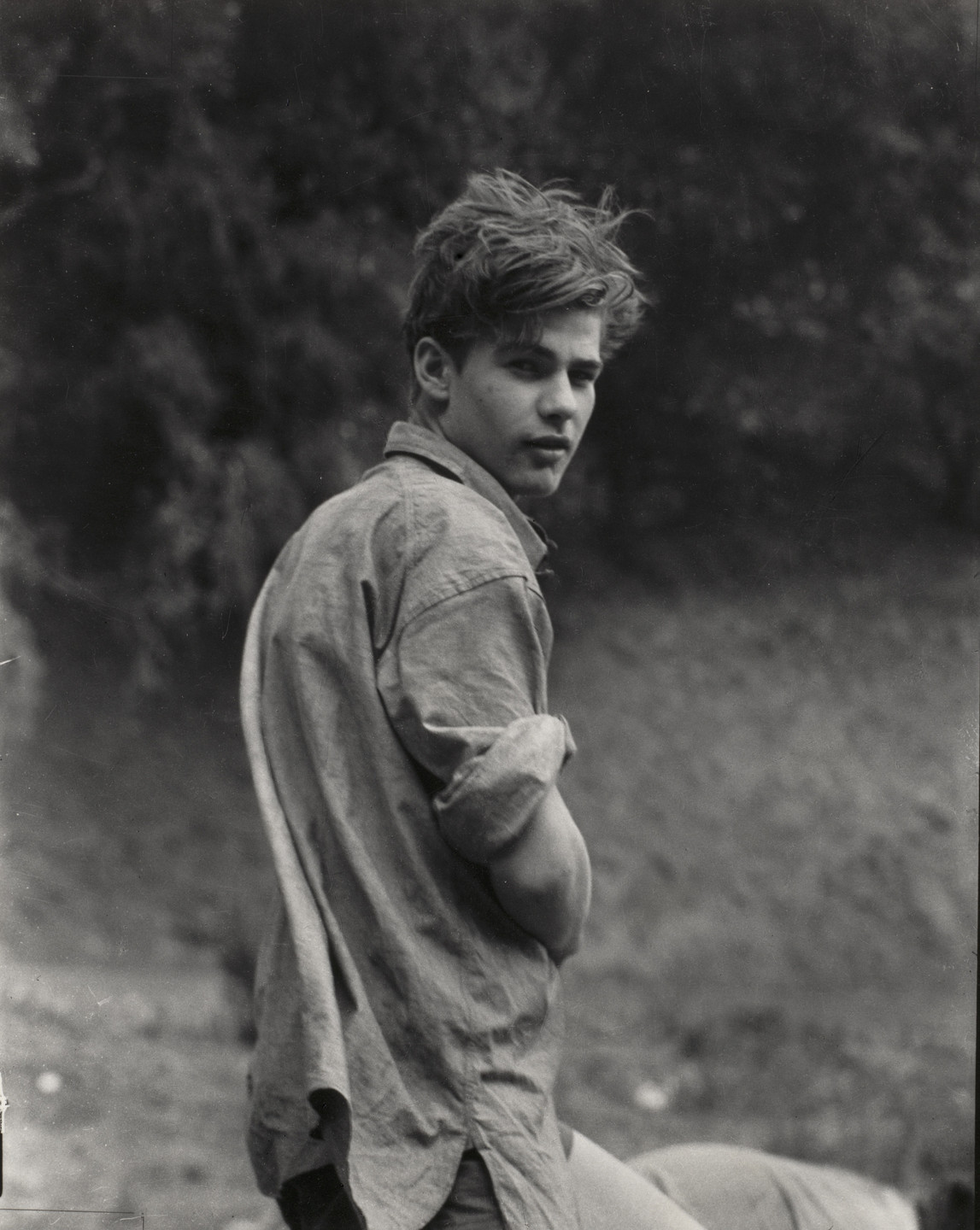 Dorothea Lange. Wandering Boy, Camp Carlton, California. 1935 | MoMA