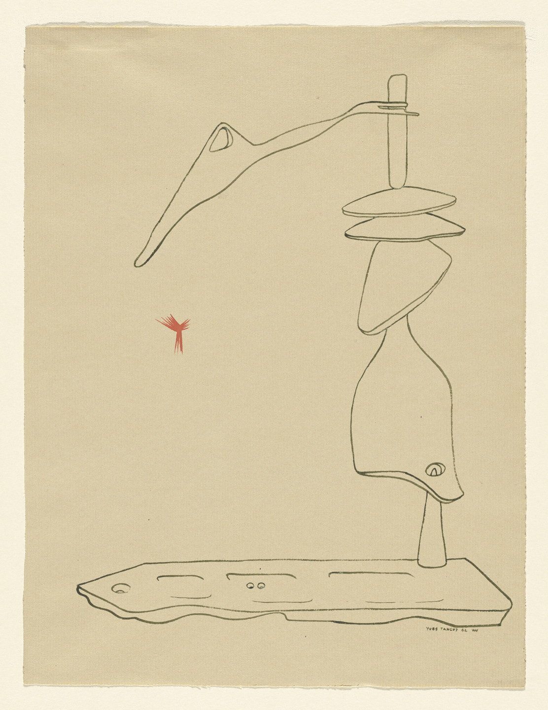 Yves Tanguy. Untitled. 1942 | MoMA