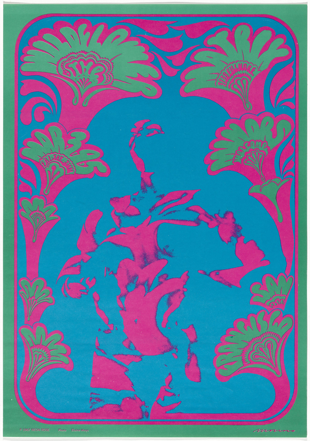 Victor Moscoso Neon Rose