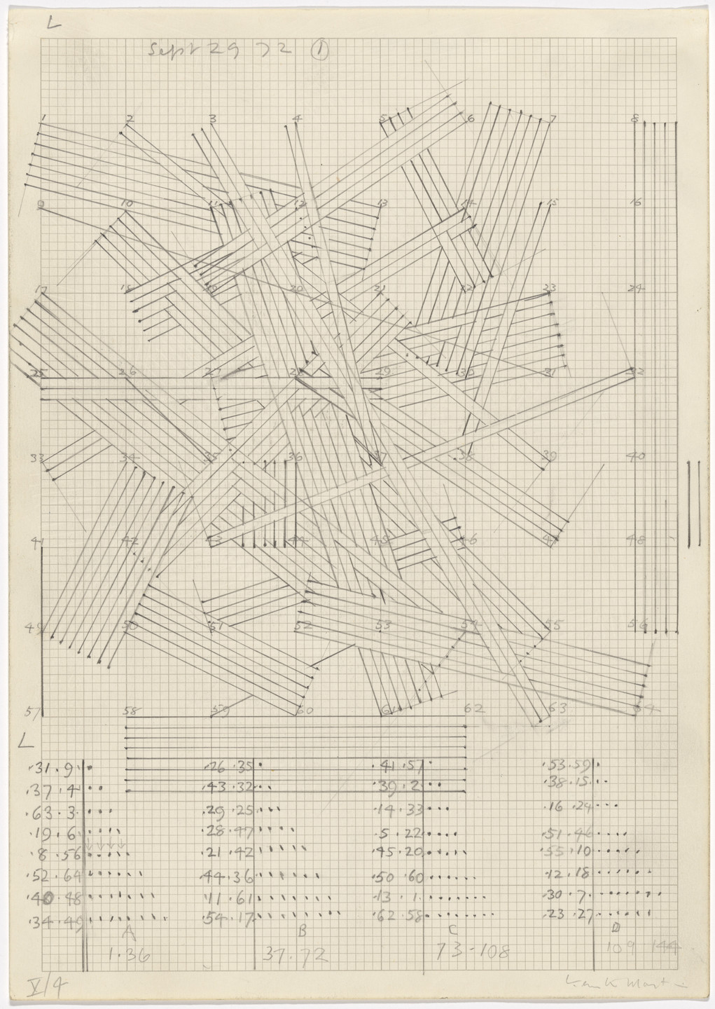 Kenneth Martin. Drawing X/4. 1972 | MoMA