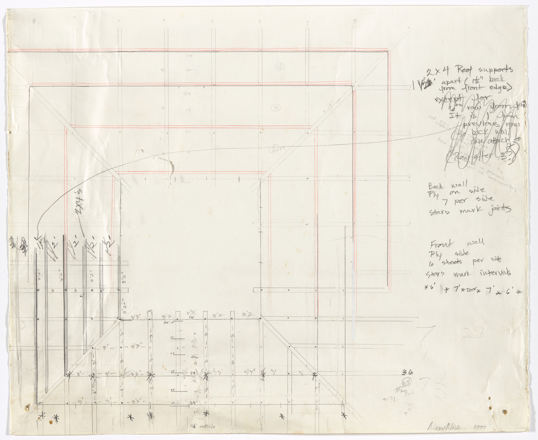 Mary Miss. Study for Tower in Perimeters/Pavilions/Decoys. 1977 | MoMA
