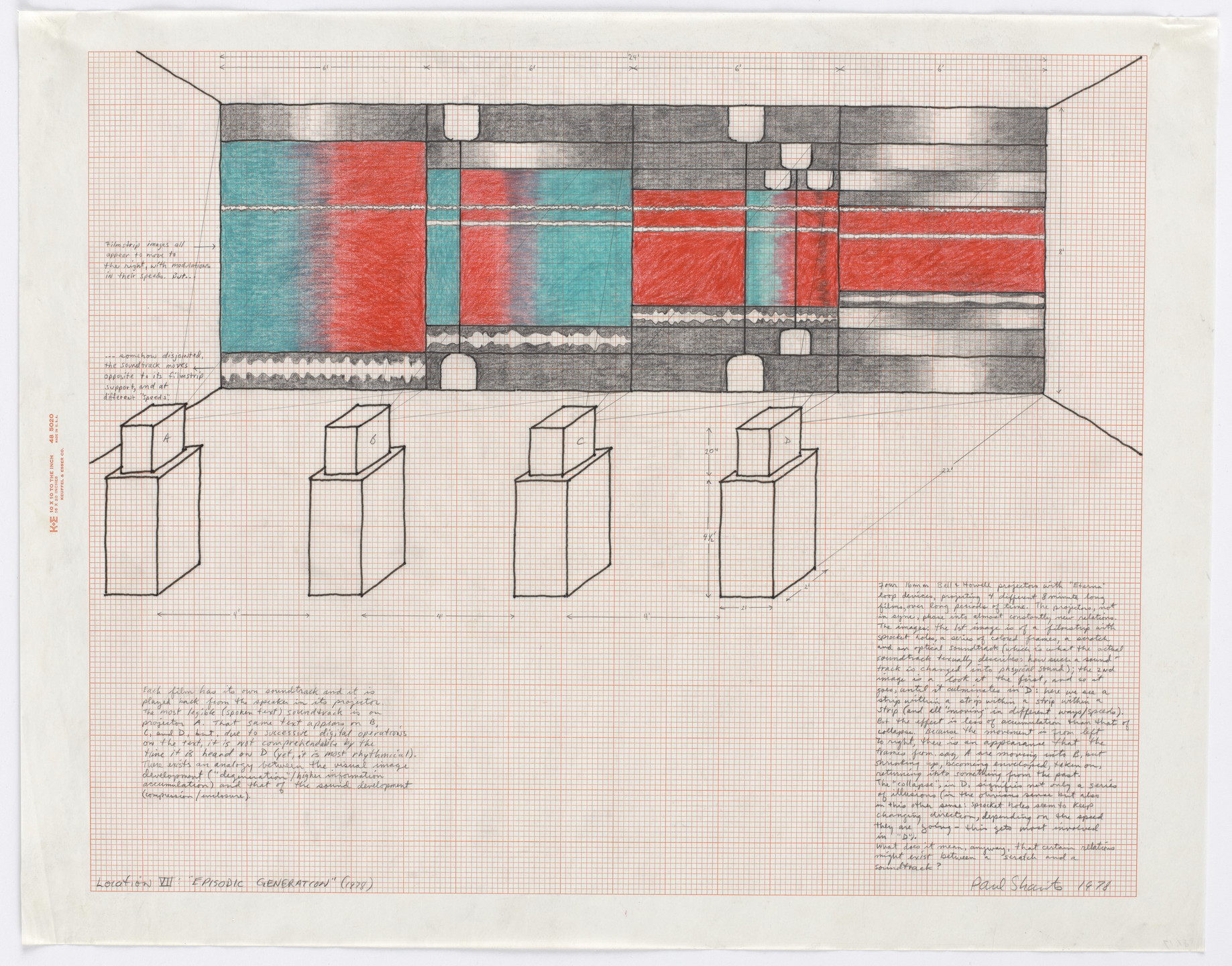 Paul Sharits. Location VII: Episodic Generation. 1978 | MoMA