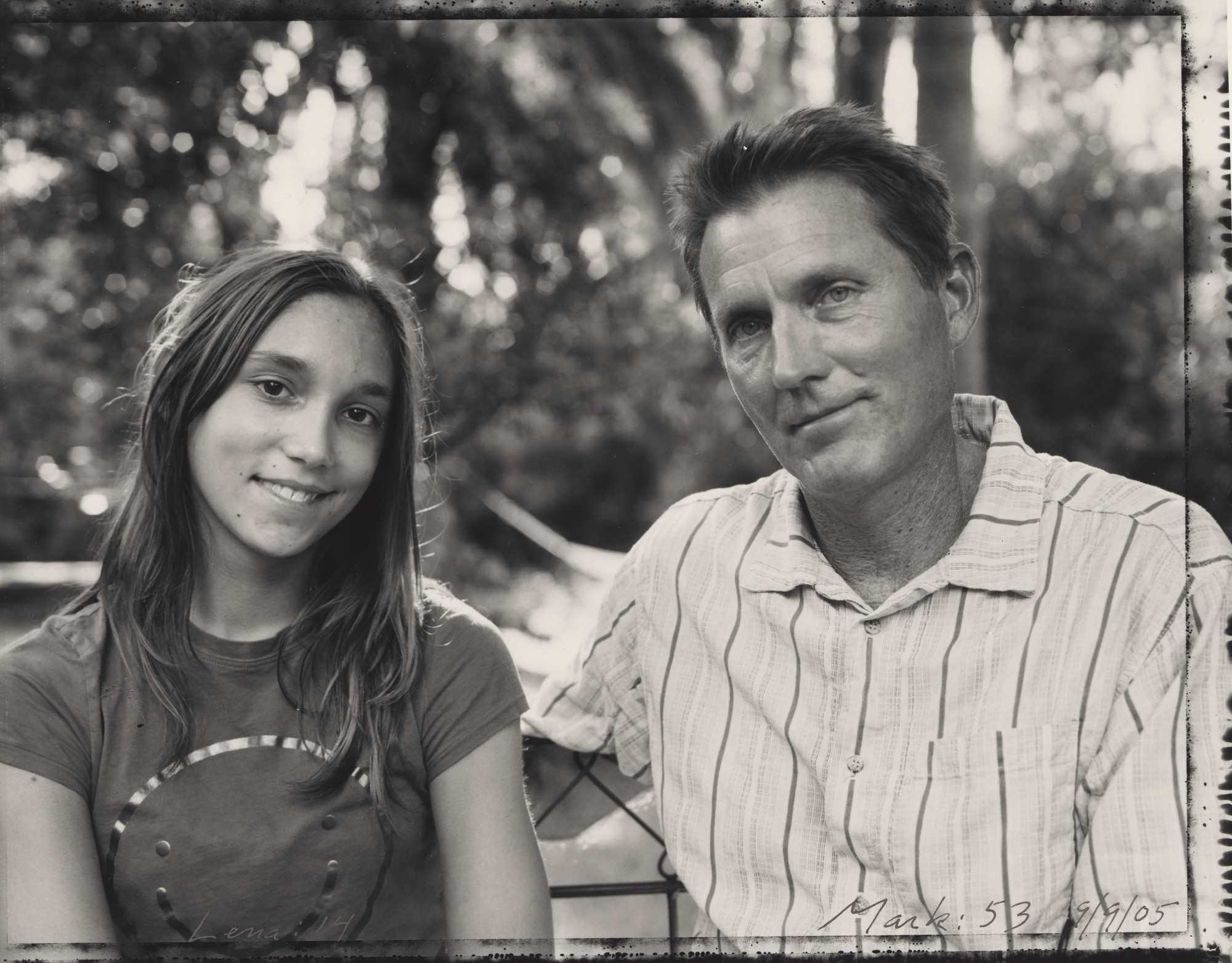 Mark Klett. Lena: 14, Mark: 53. September 9, 2005 | MoMA