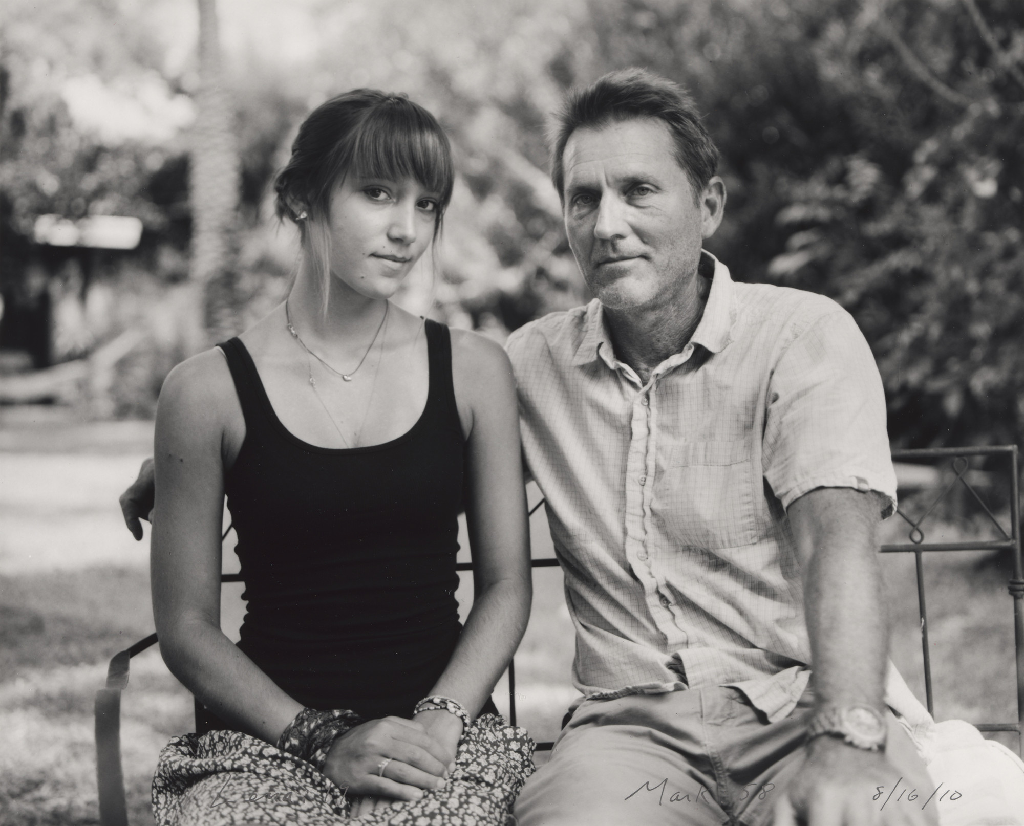 Mark Klett. Lena: 19, Mark: 58. August 16, 2010 | MoMA