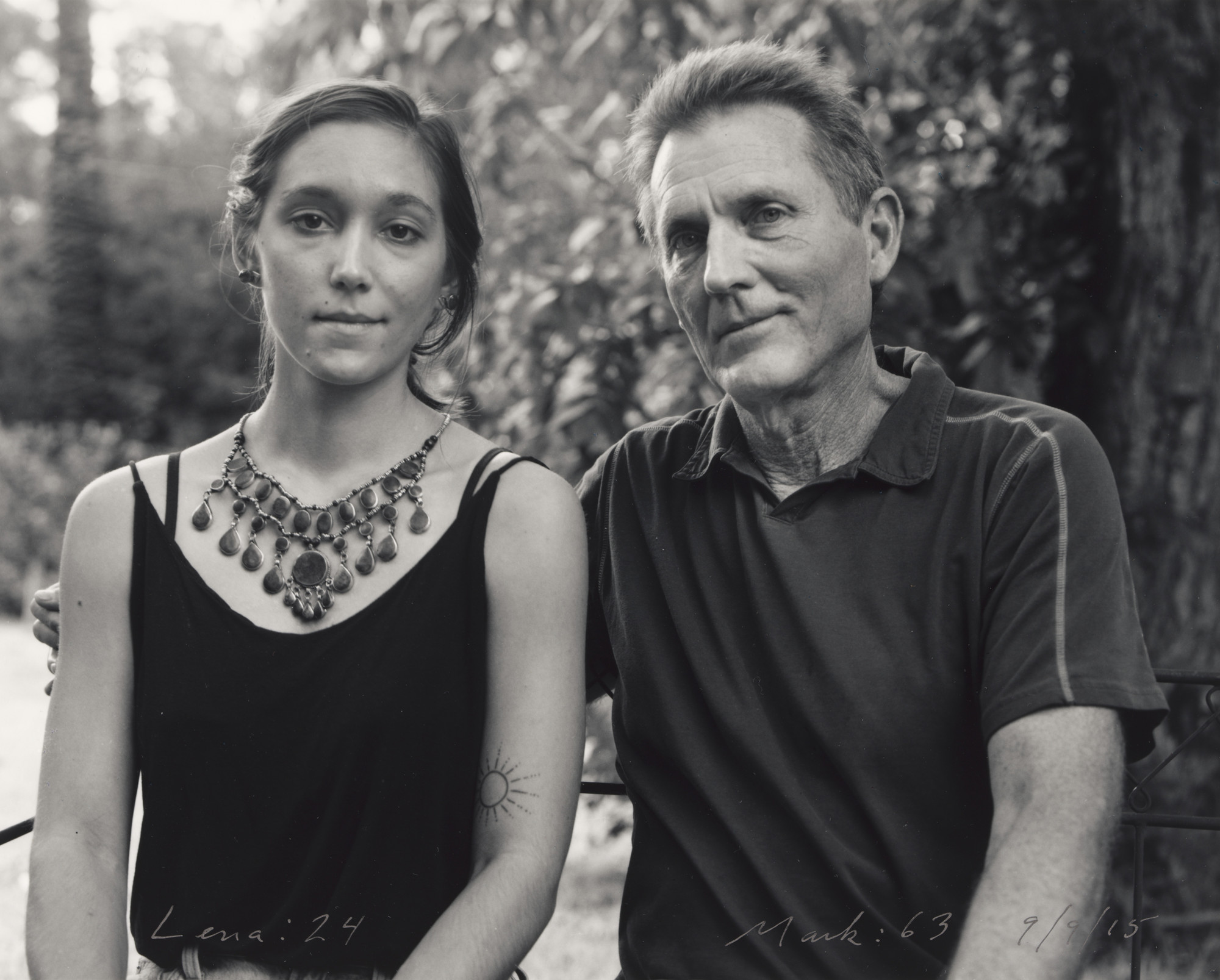 Mark Klett. Lena: 24, Mark: 63. September 9, 2015 | MoMA