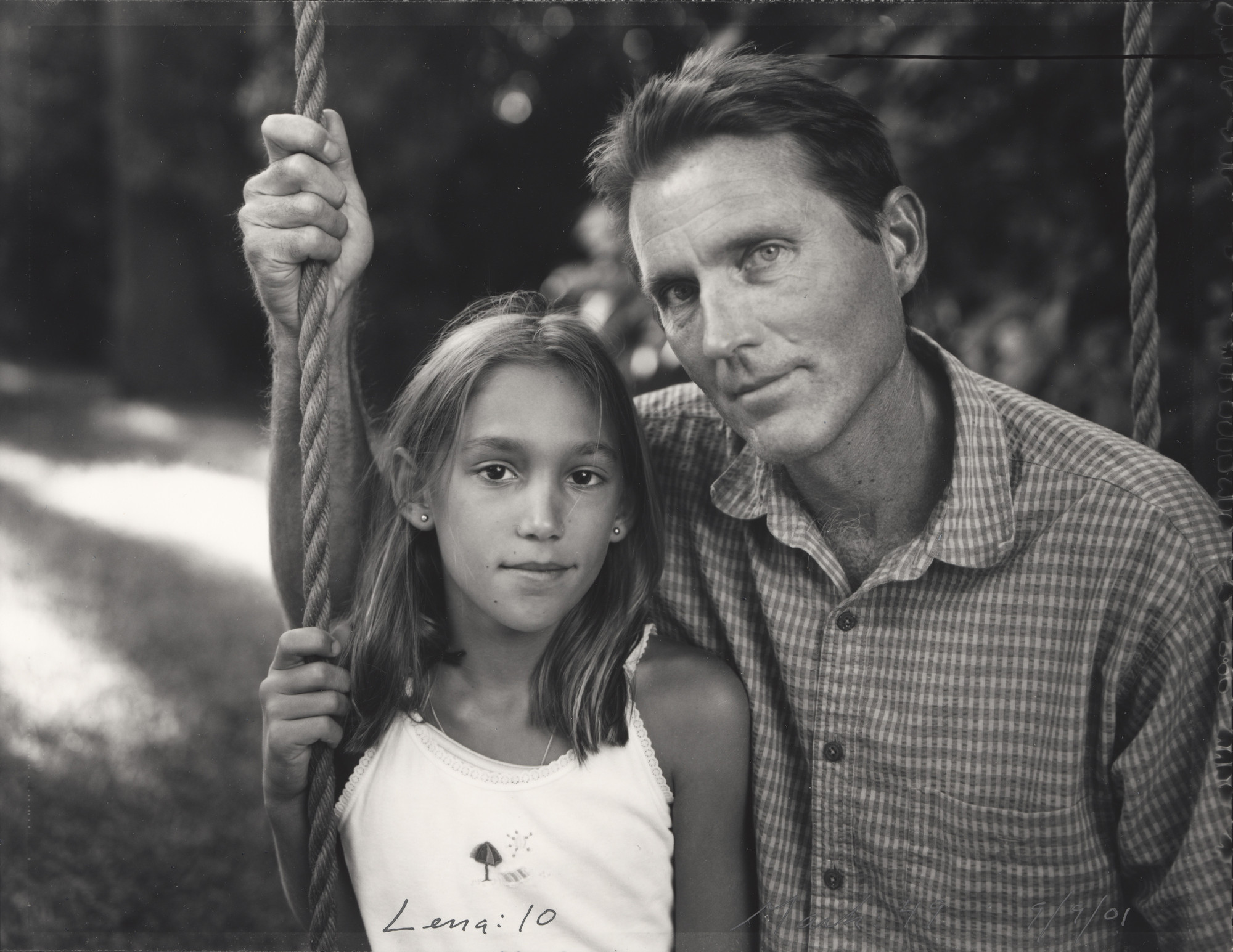 Mark Klett. Lena: 10, Mark: 49. September 9, 2001 | MoMA