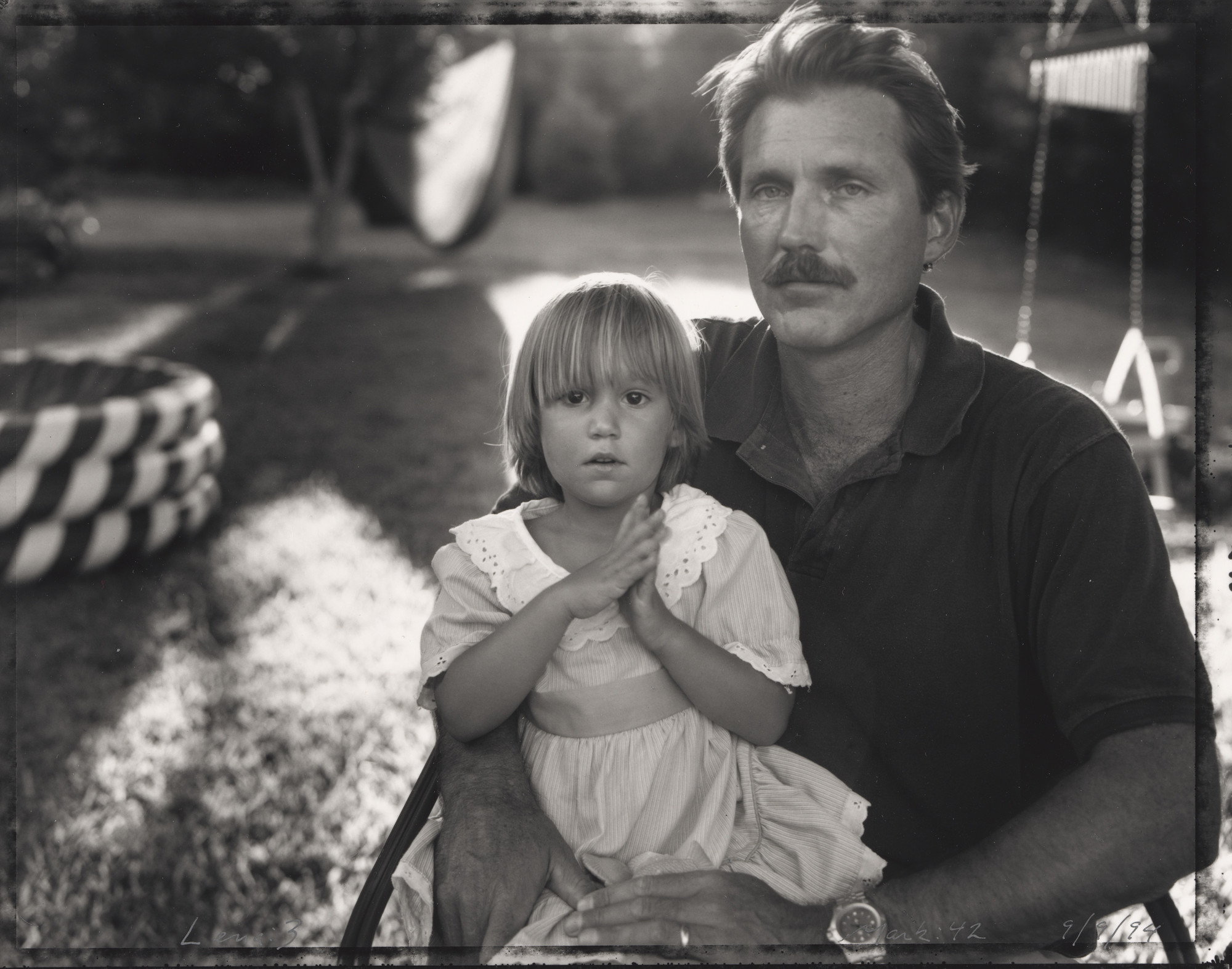 Mark Klett. Lena: 3, Mark: 42. September 9, 1994 | MoMA