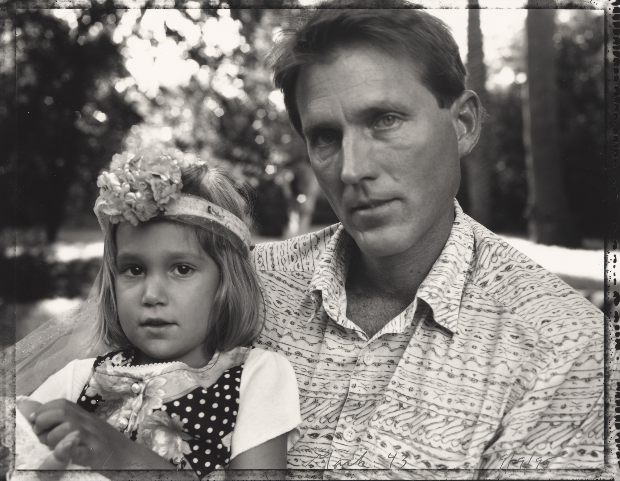 Mark Klett. Lena: 4, Mark: 43. September 9, 1995 | MoMA