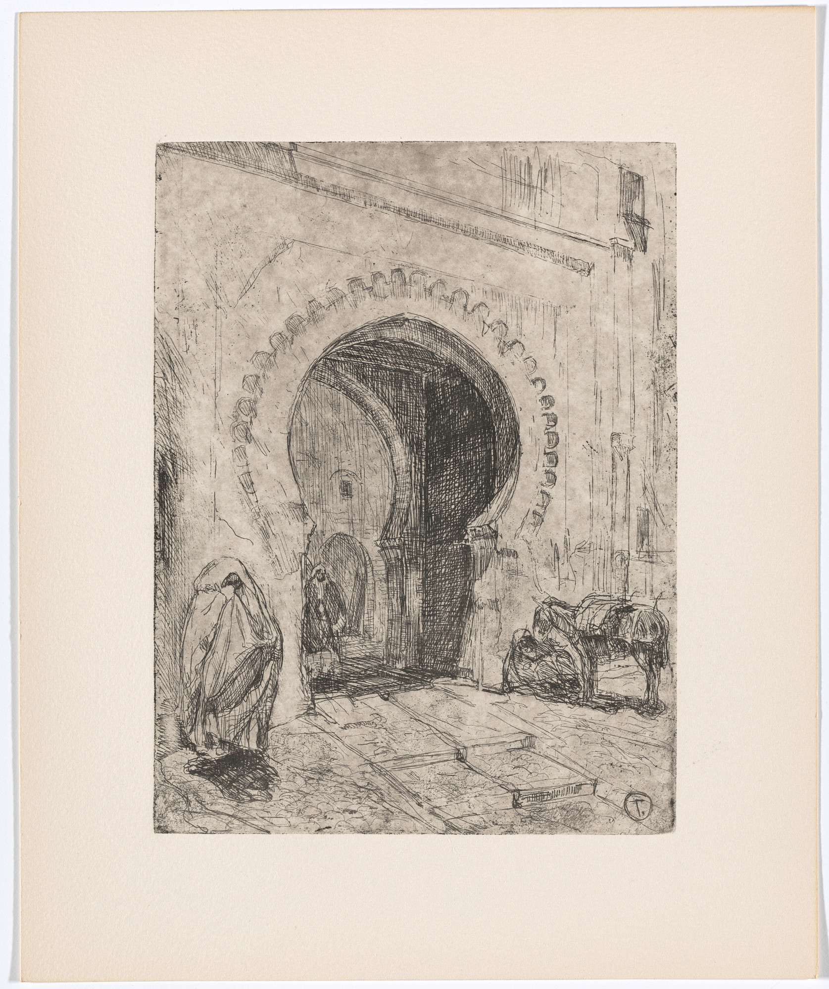 Henry Ossawa Tanner. Gate in Tangier. c.1912–14, printed posthumously ...