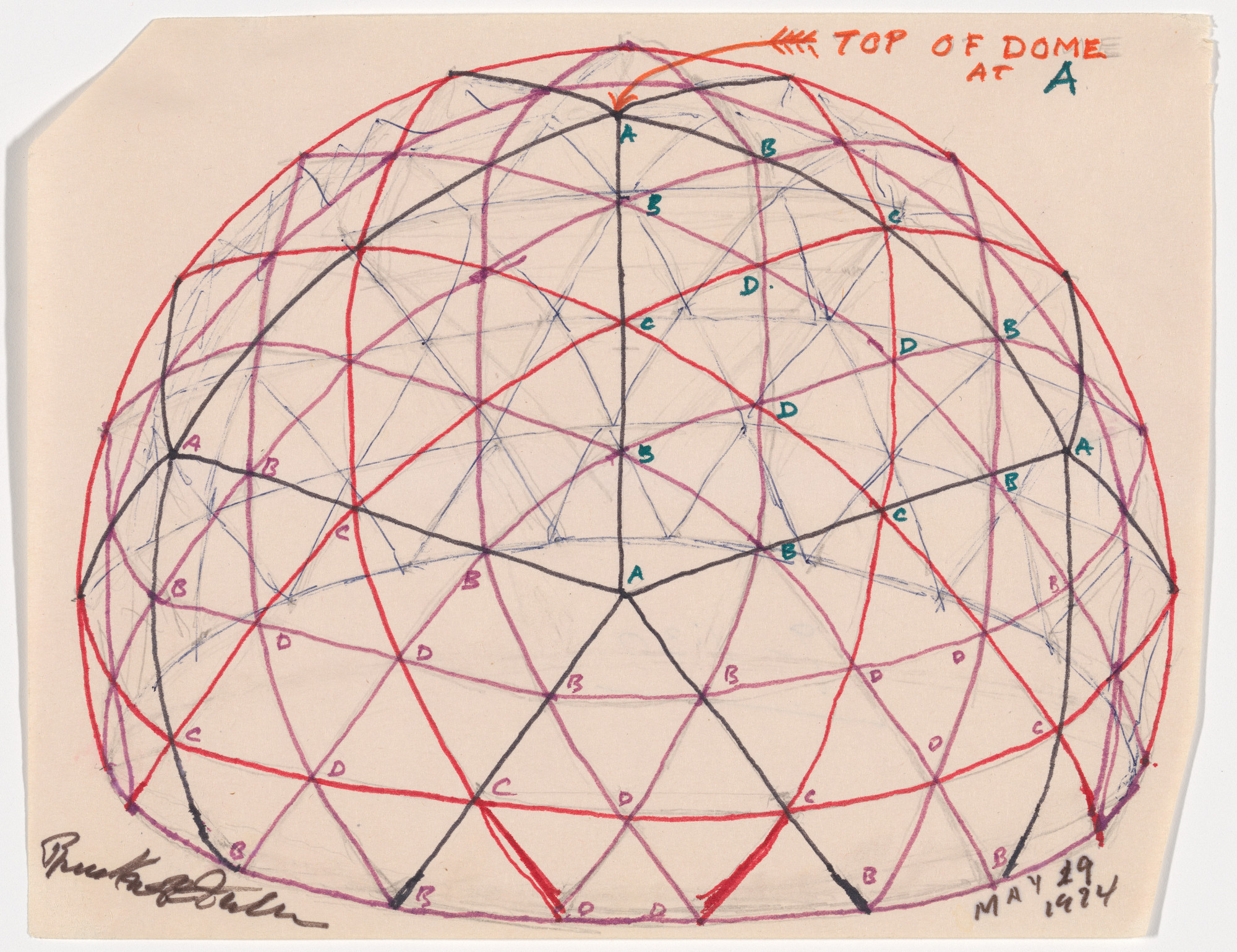 R. Buckminster Fuller. Geodesic dome. 1974 | MoMA