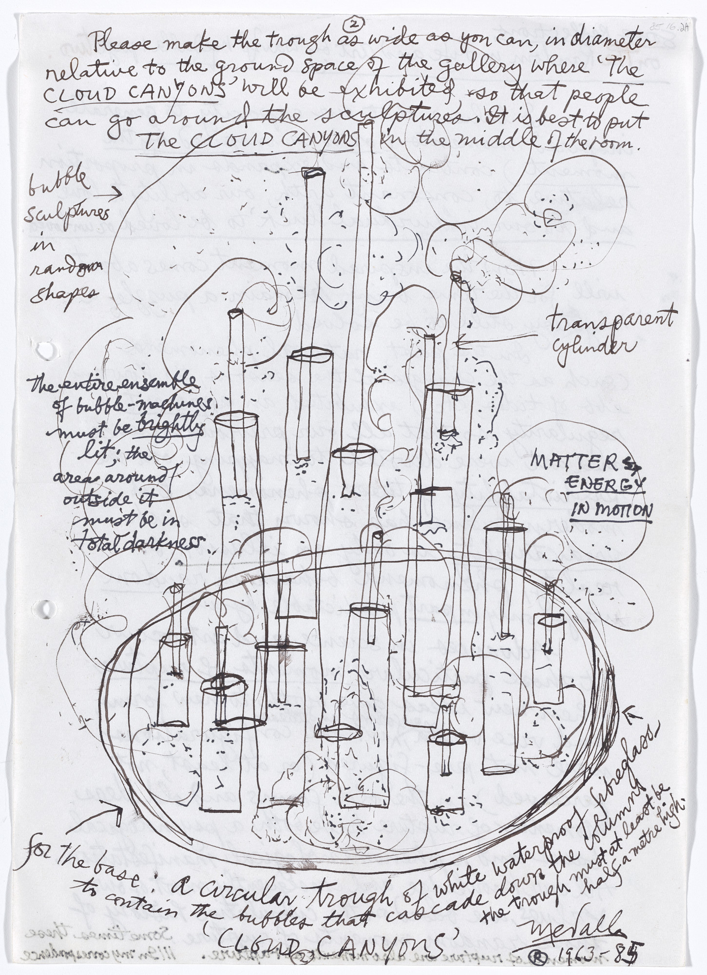 David Medalla. Cloud Canyons and Some Reflections on the Random in Life ...