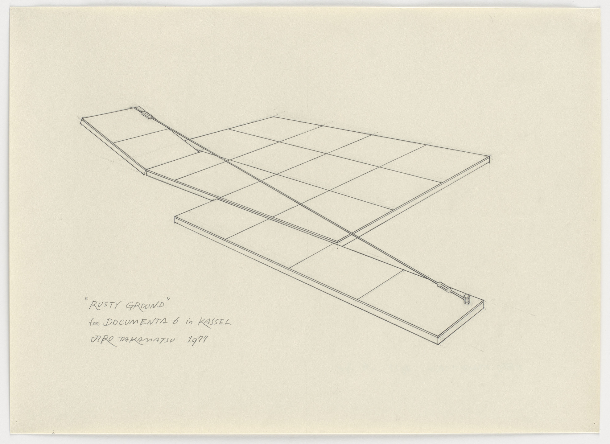 Jiro Takamatsu. Rusty Ground. 1977 | MoMA