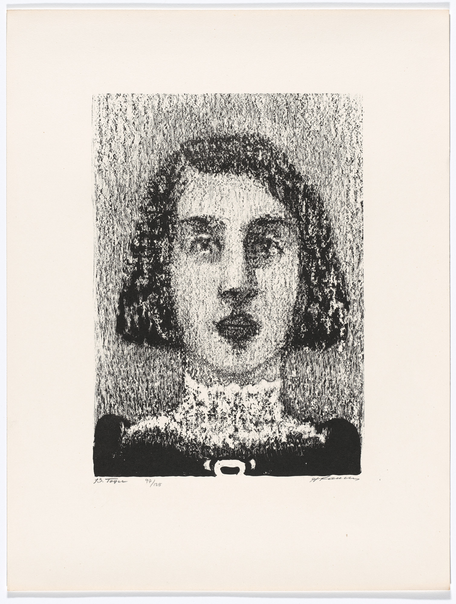 Anatoli Lvovich Kaplan. Portrait of Hodl (Tevia's Daughter) from Tevia ...