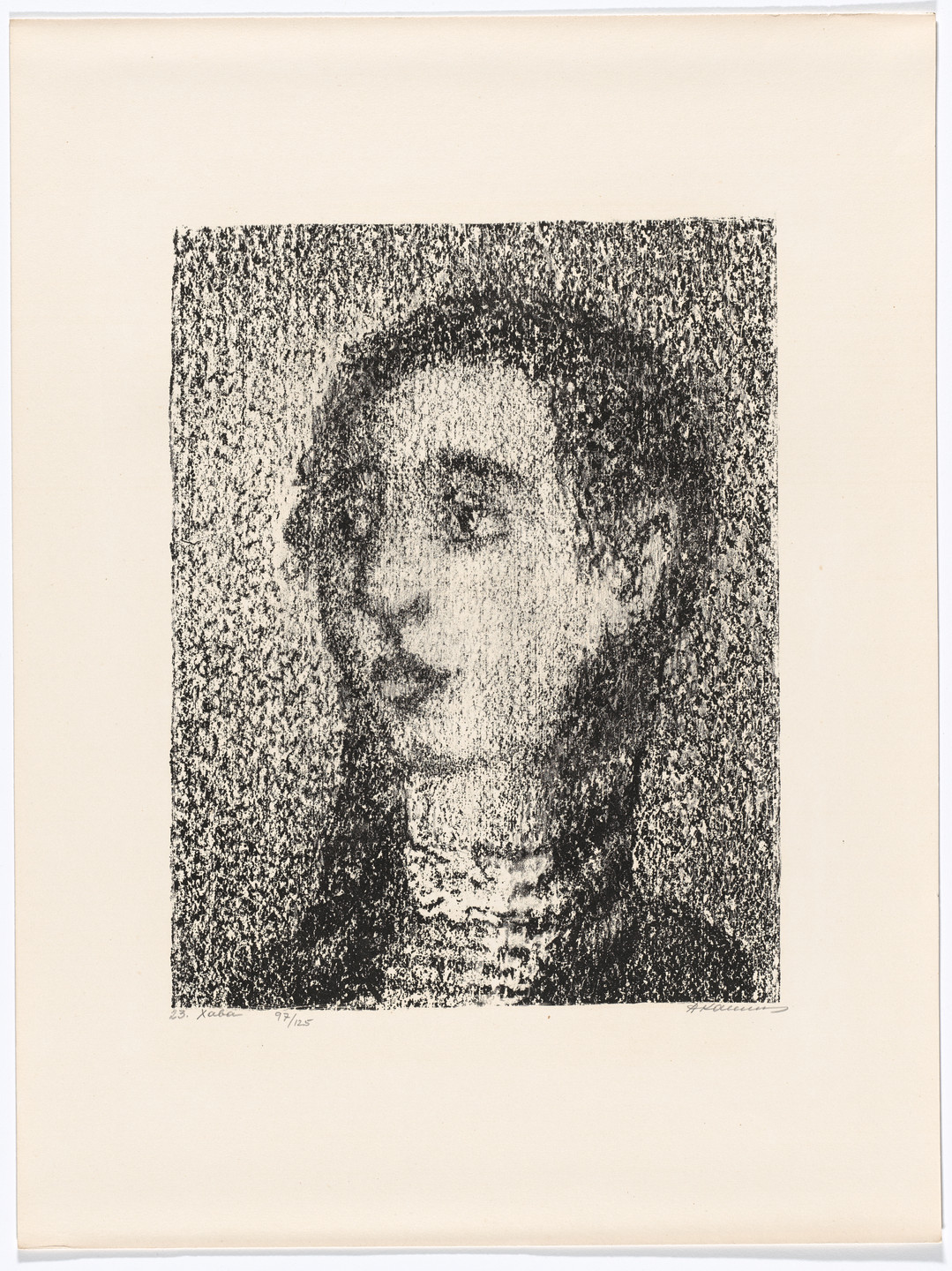 Anatoli Lvovich Kaplan. Portrait of Chawa (Tevia's Daughter) from Tevia ...