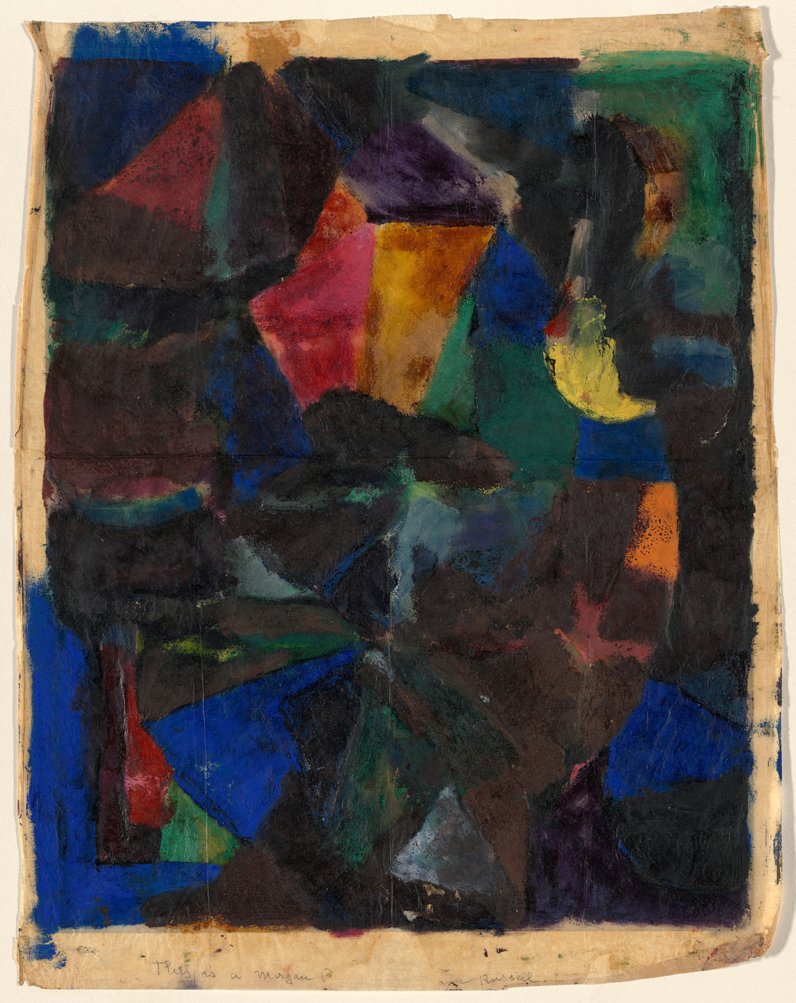 Morgan Russell. Study in Transparency. c. 1922 | MoMA