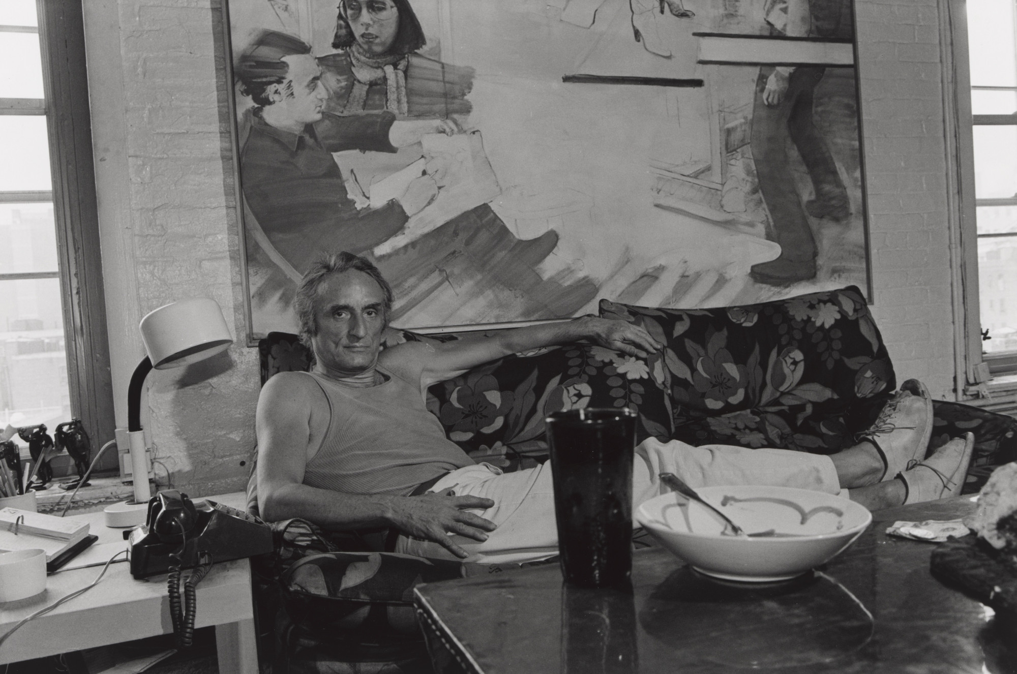 Lee Friedlander. Larry Rivers. 1983 | MoMA