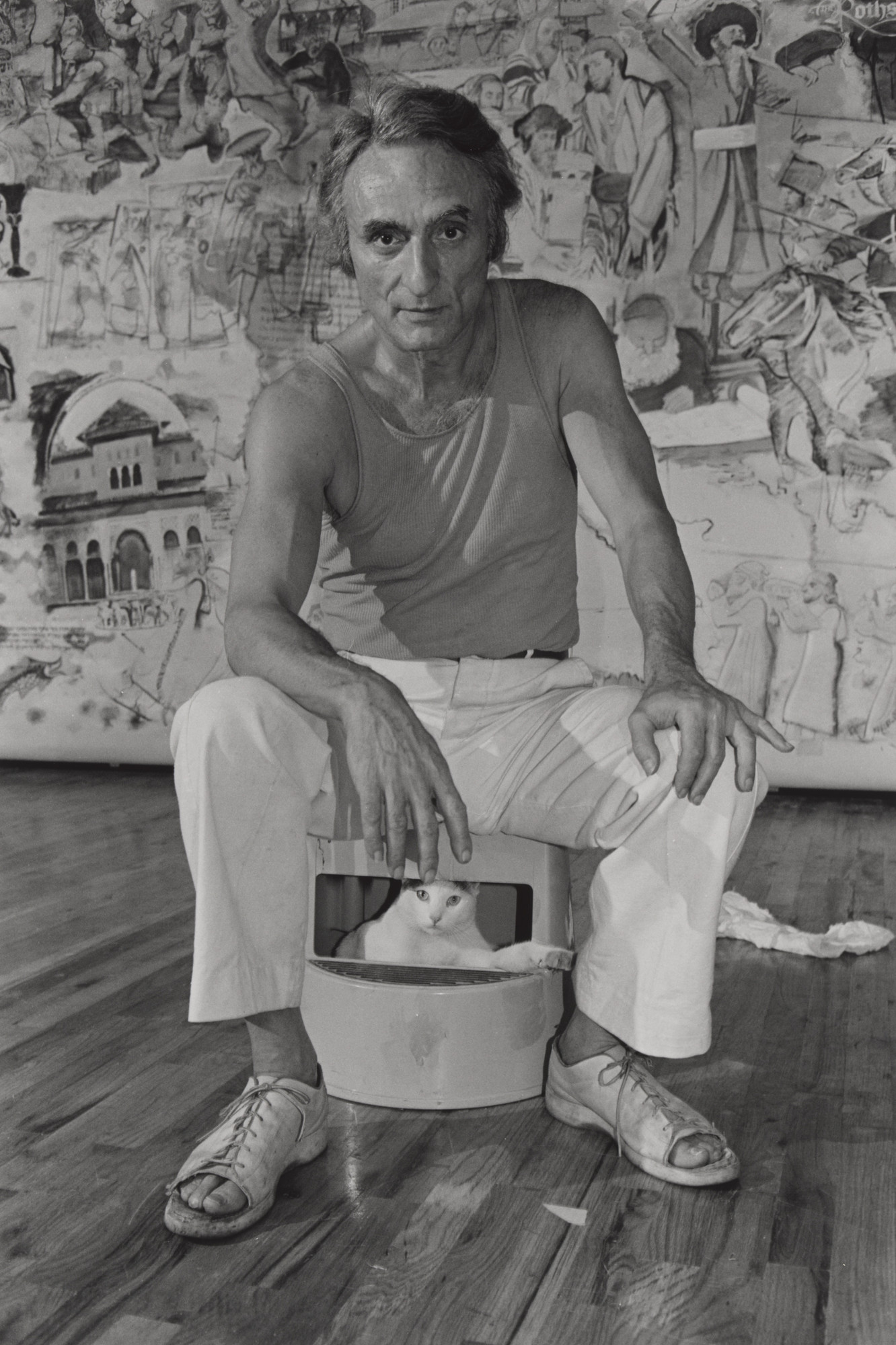 Lee Friedlander. Larry Rivers. 1983 | MoMA