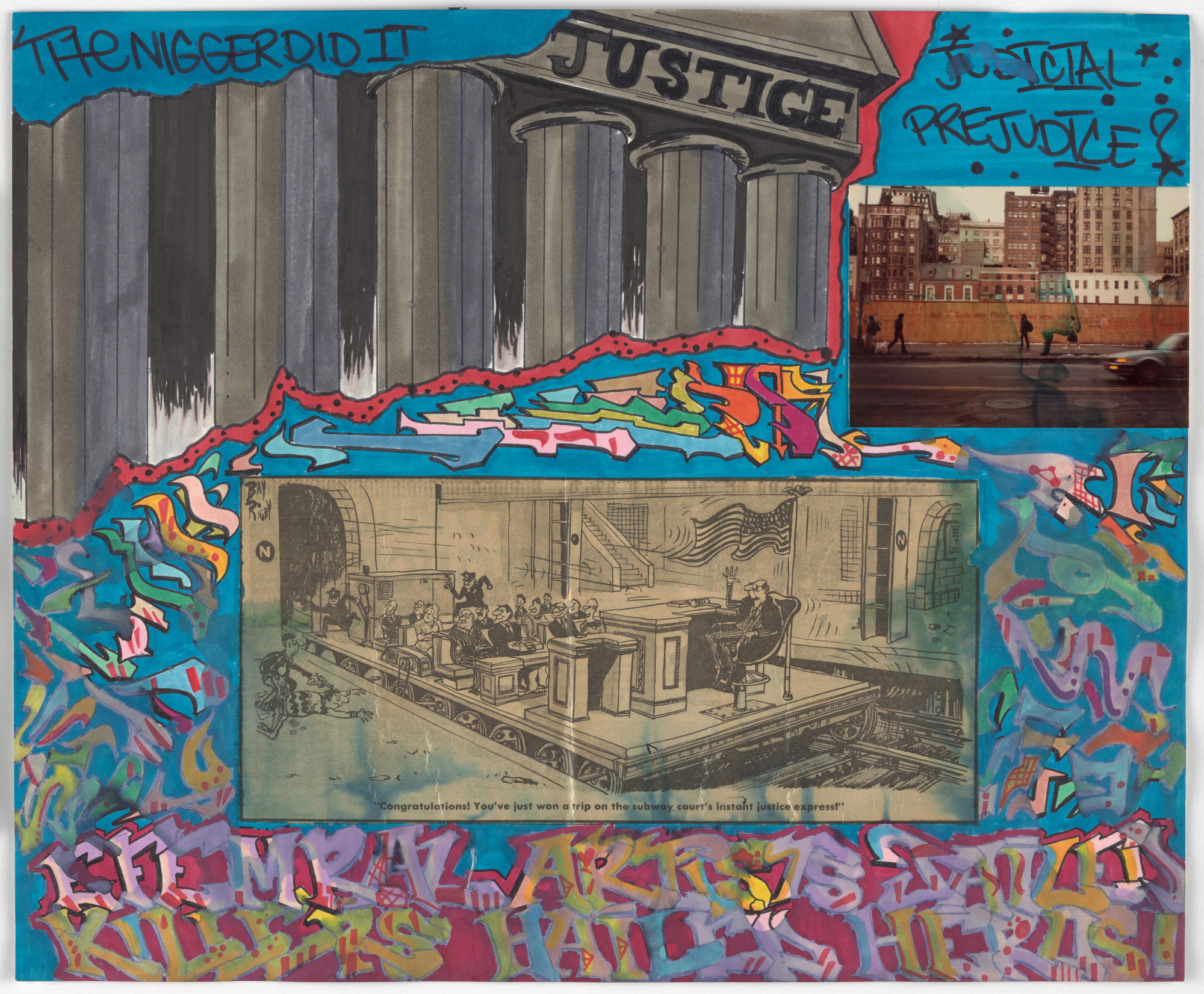 Sharp (Aaron Goodstone). Judicial Prejudice. 1985 | MoMA