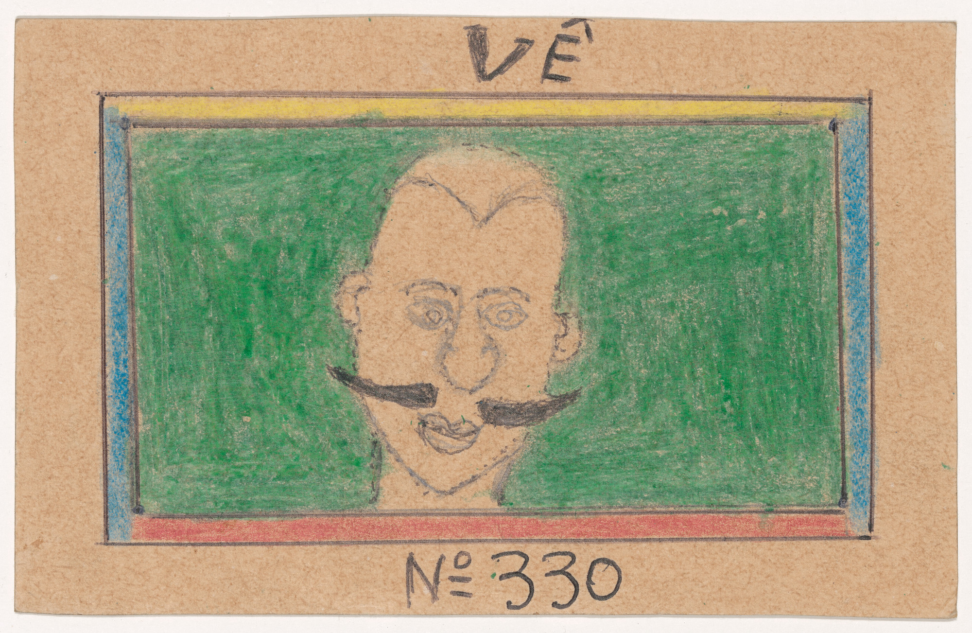 Frédéric Bruly Bouabré. VÊ N° 330 from Alphabet Bété. 1991 | MoMA