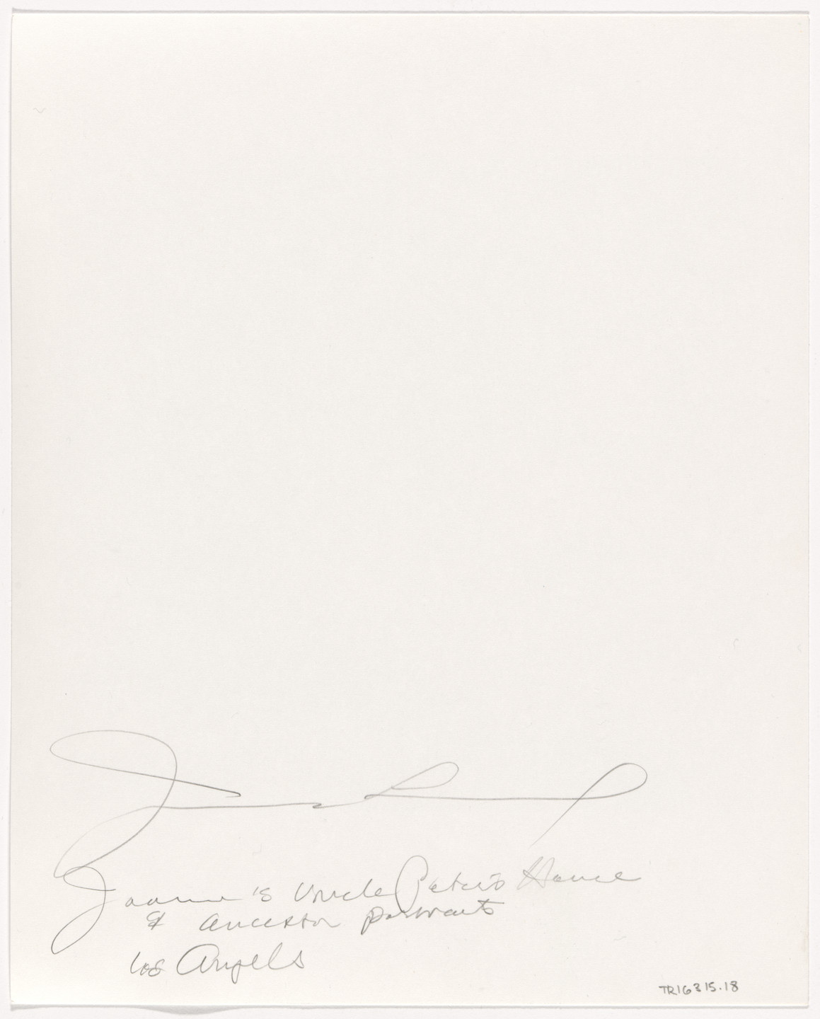 Joanne Leonard. Portraits and Piano, Living Room, Uncle Peter's Home ...