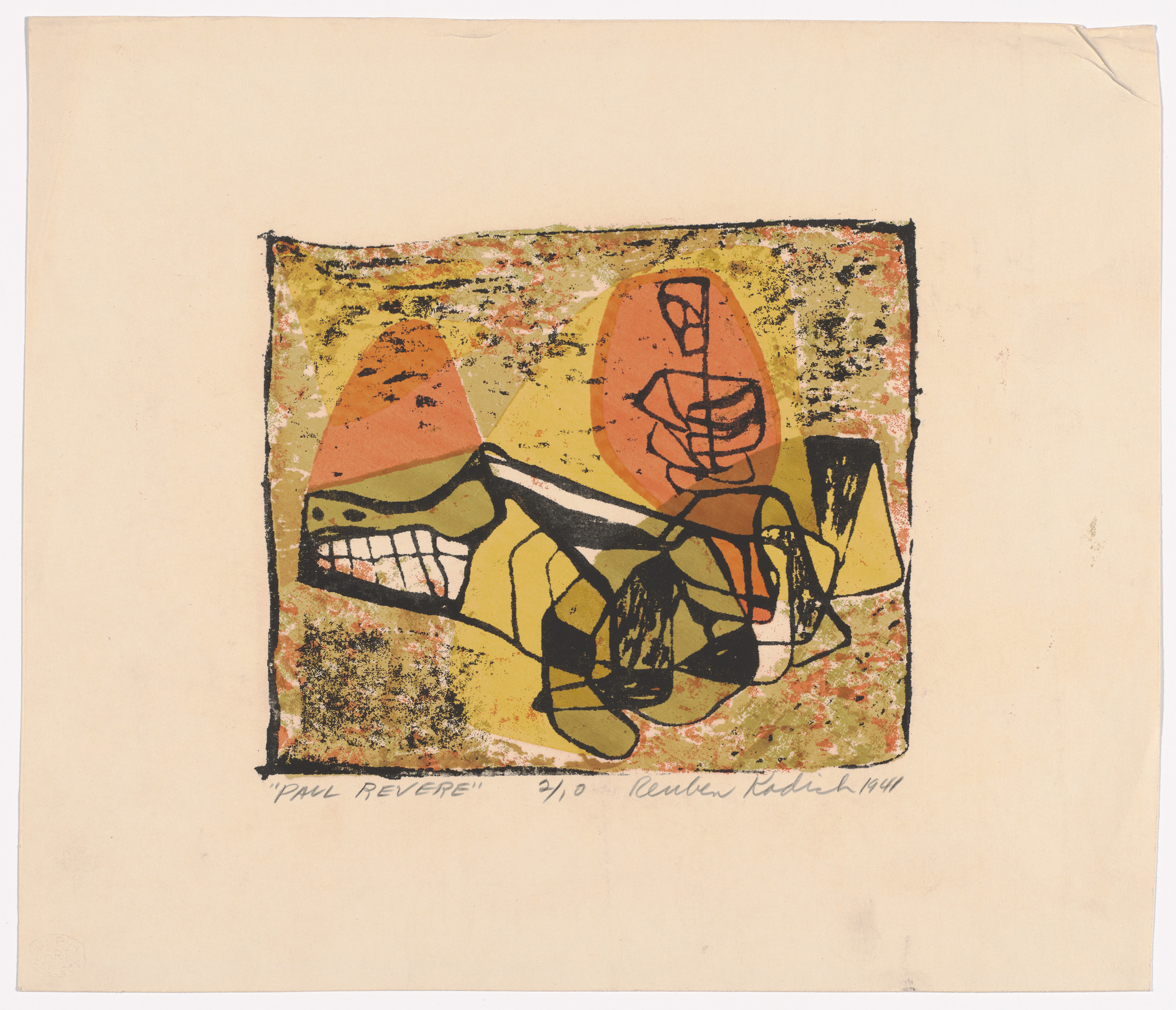 Reuben Kadish. Paul Revere. 1941 | MoMA