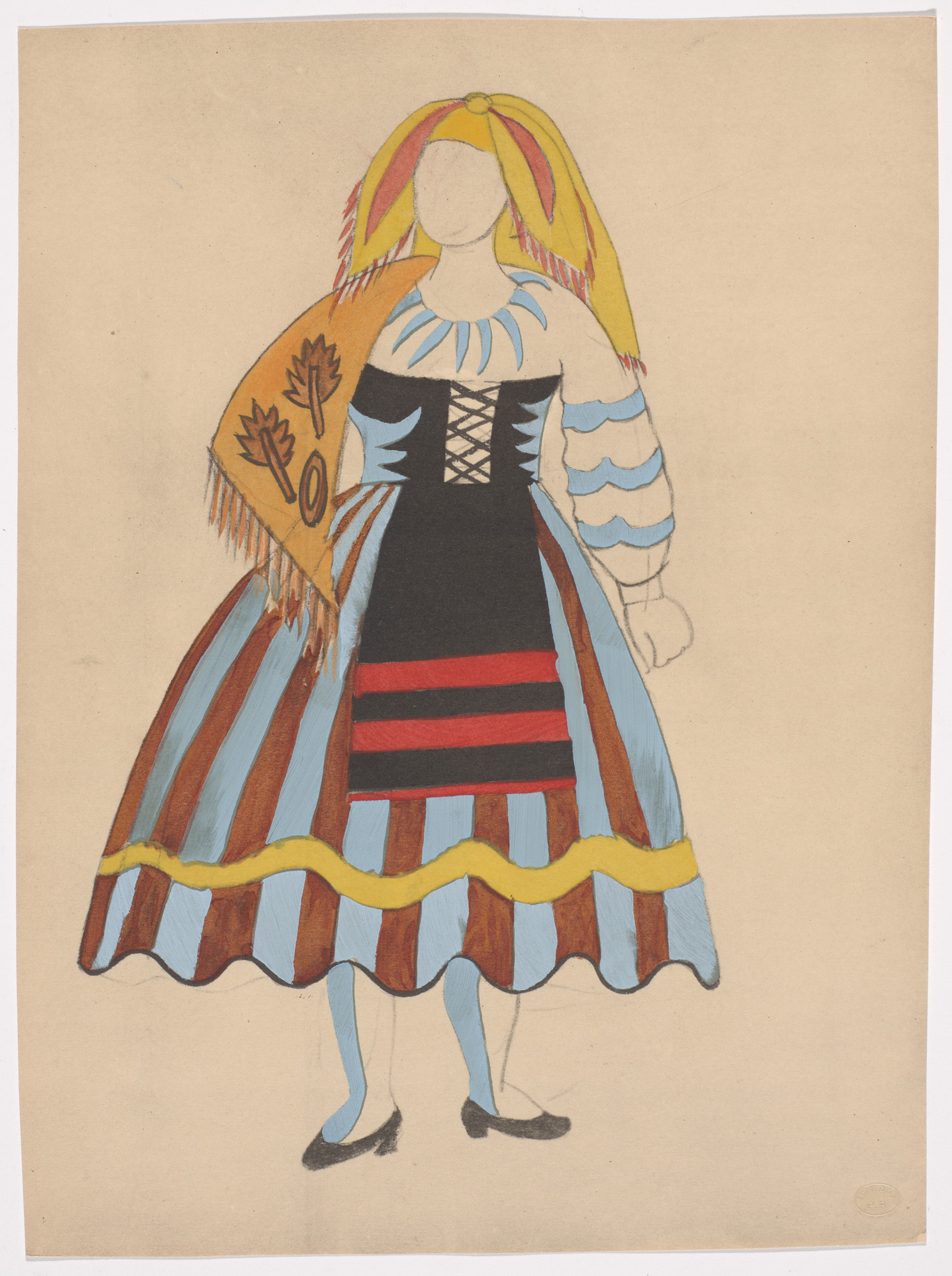 Pablo Picasso. Costume design for the ballet Le Tricorne. 1920 | MoMA