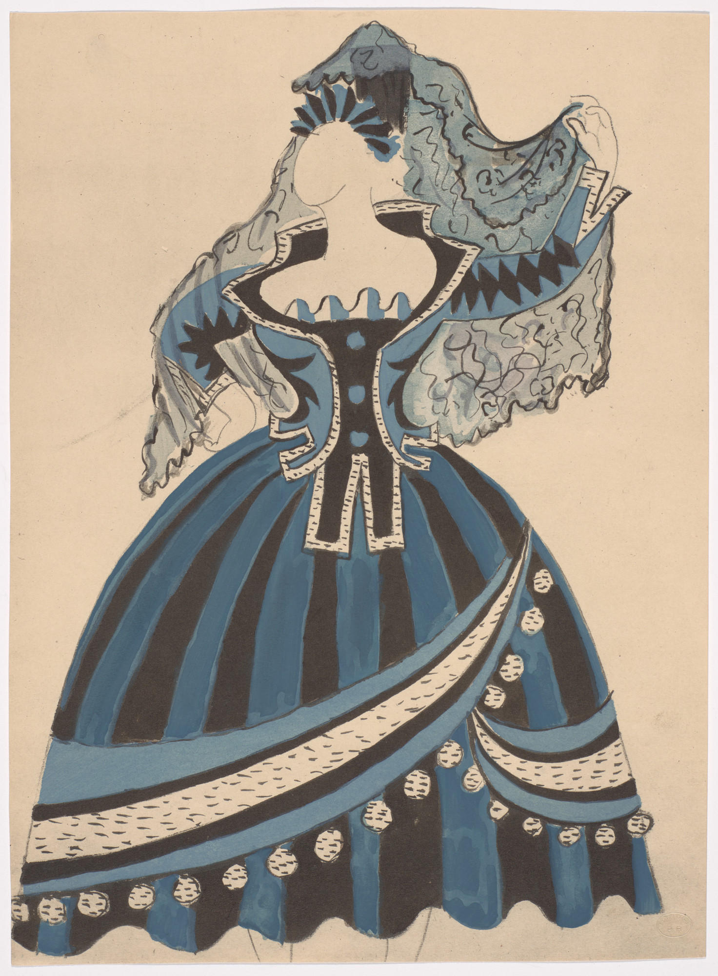 Pablo Picasso. Costume design for the ballet Le Tricorne. 1920 | MoMA