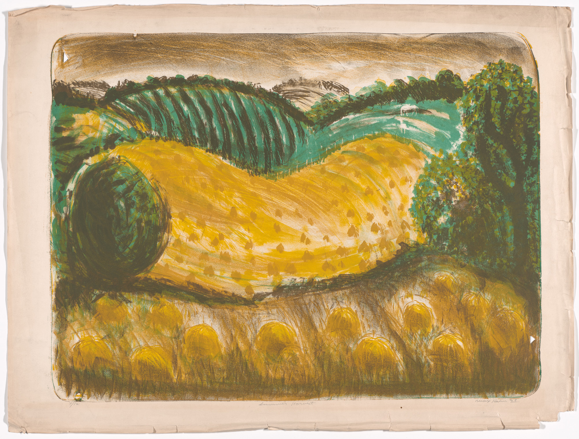Max Kahn. Harvest. 1939 | MoMA