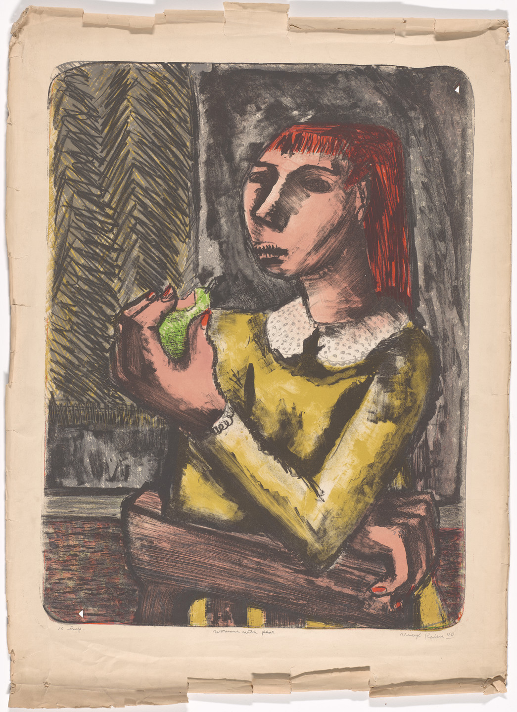 Max Kahn. Woman with Pear. 1940 | MoMA