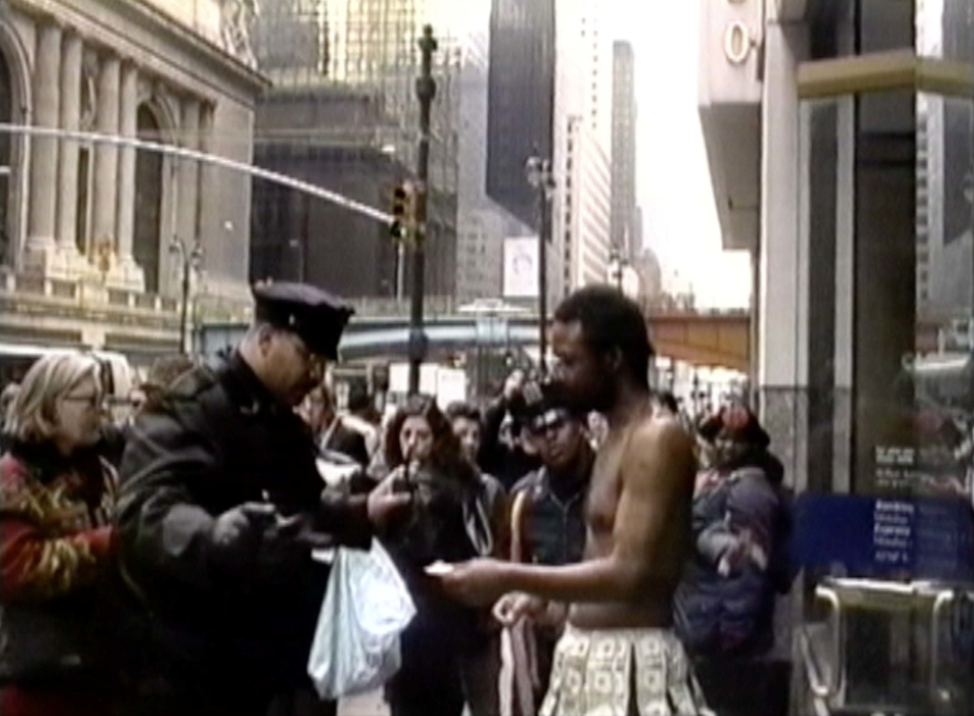 Pope.L. ATM Piece. 1997 | MoMA