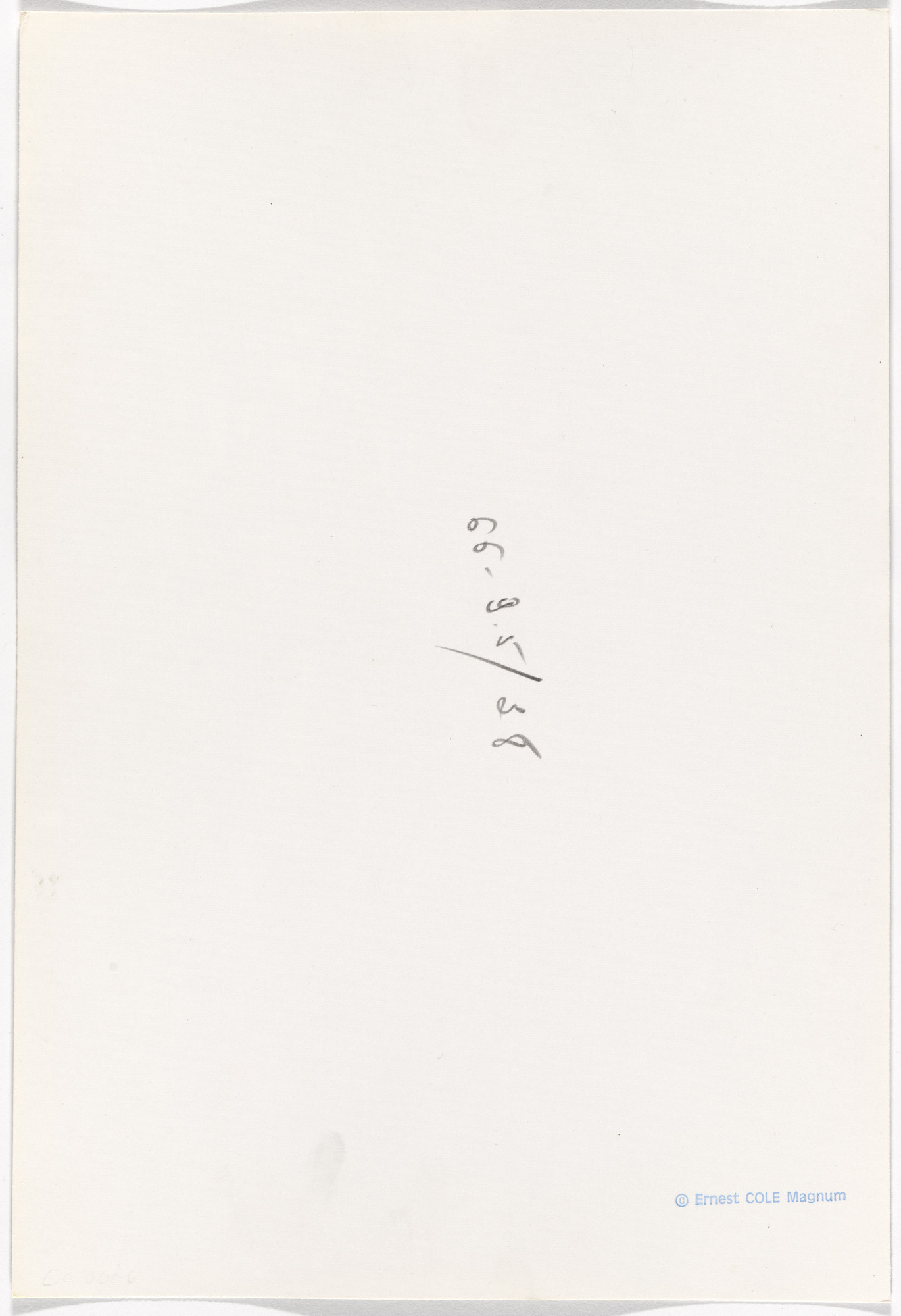 Ernest Cole. Untitled. c. 1960 | MoMA
