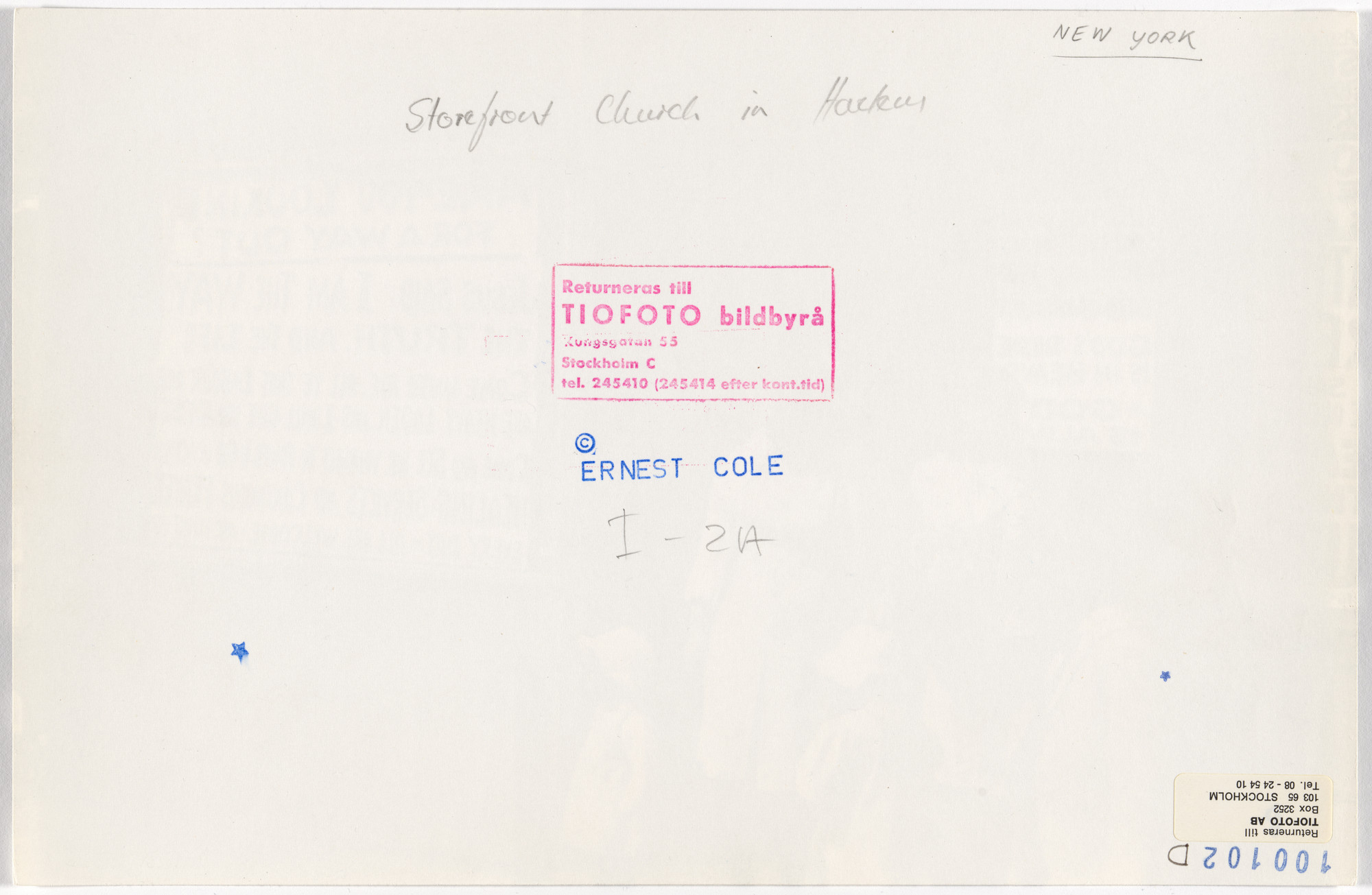 Ernest Cole. Untitled. c. 1970 | MoMA