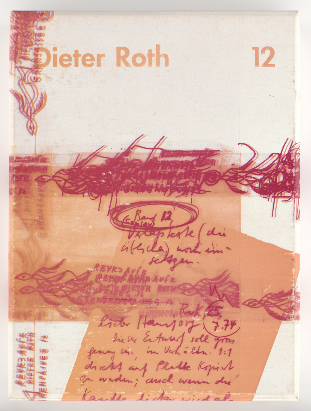 Dieter Roth. Collected Works, Volume 12: (Copley Book): enlarged ...