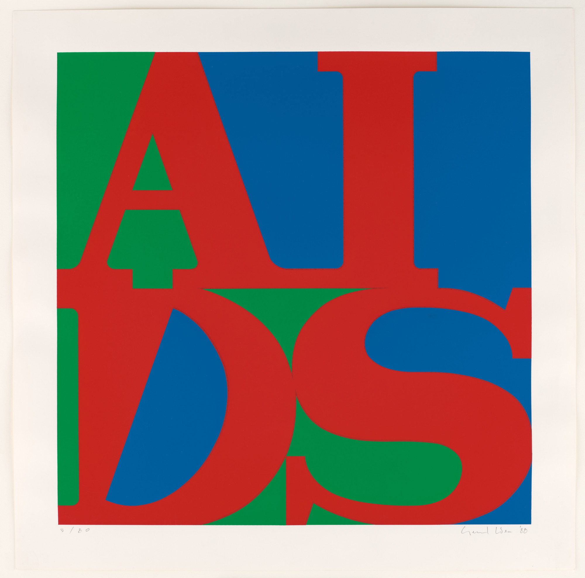 General Idea. AIDS. 1987, dated 1988 | MoMA