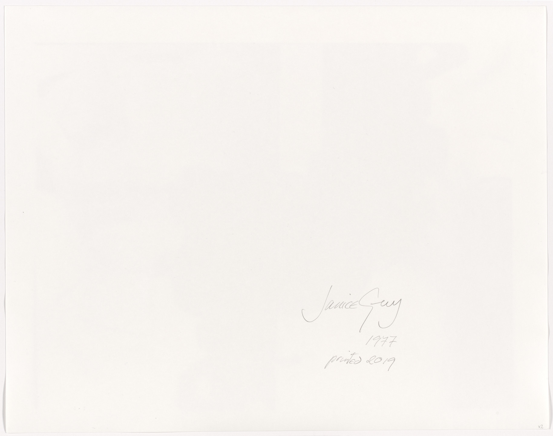 Janice Guy. Untitled. 1977 | MoMA