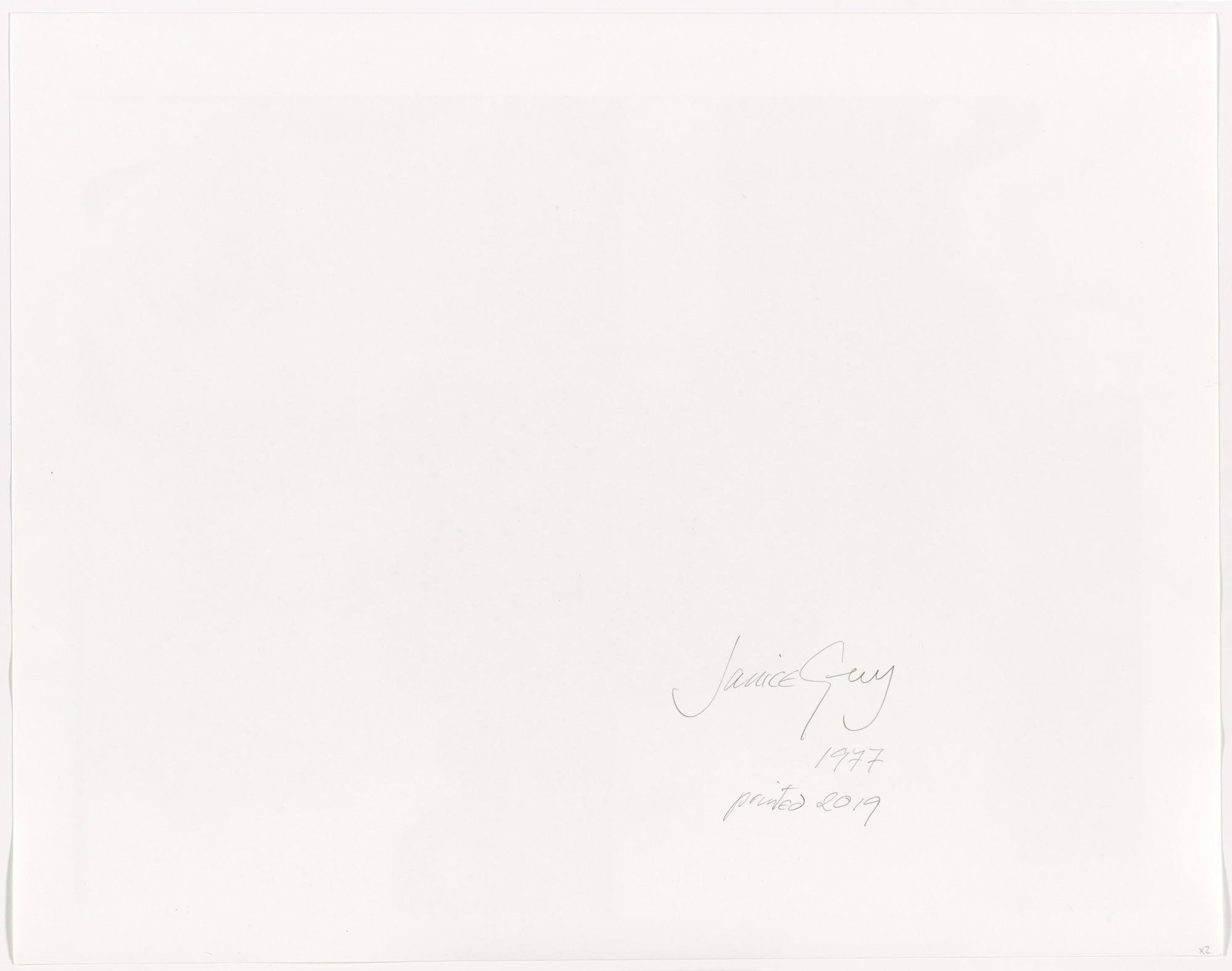 Janice Guy. Untitled. 1977 | MoMA